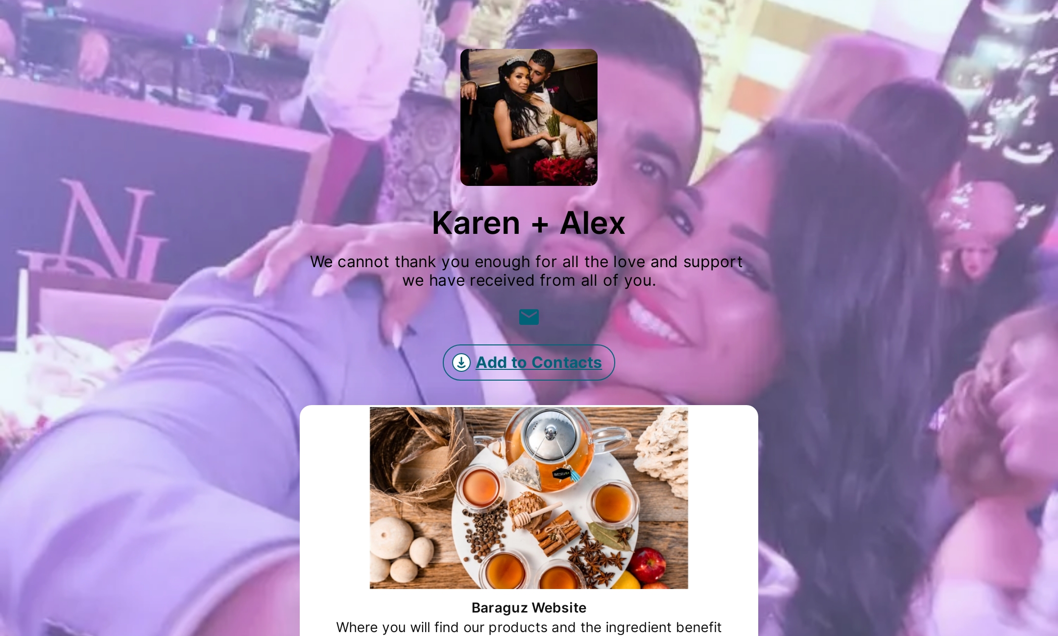 Karen + Alex 's Flowpage