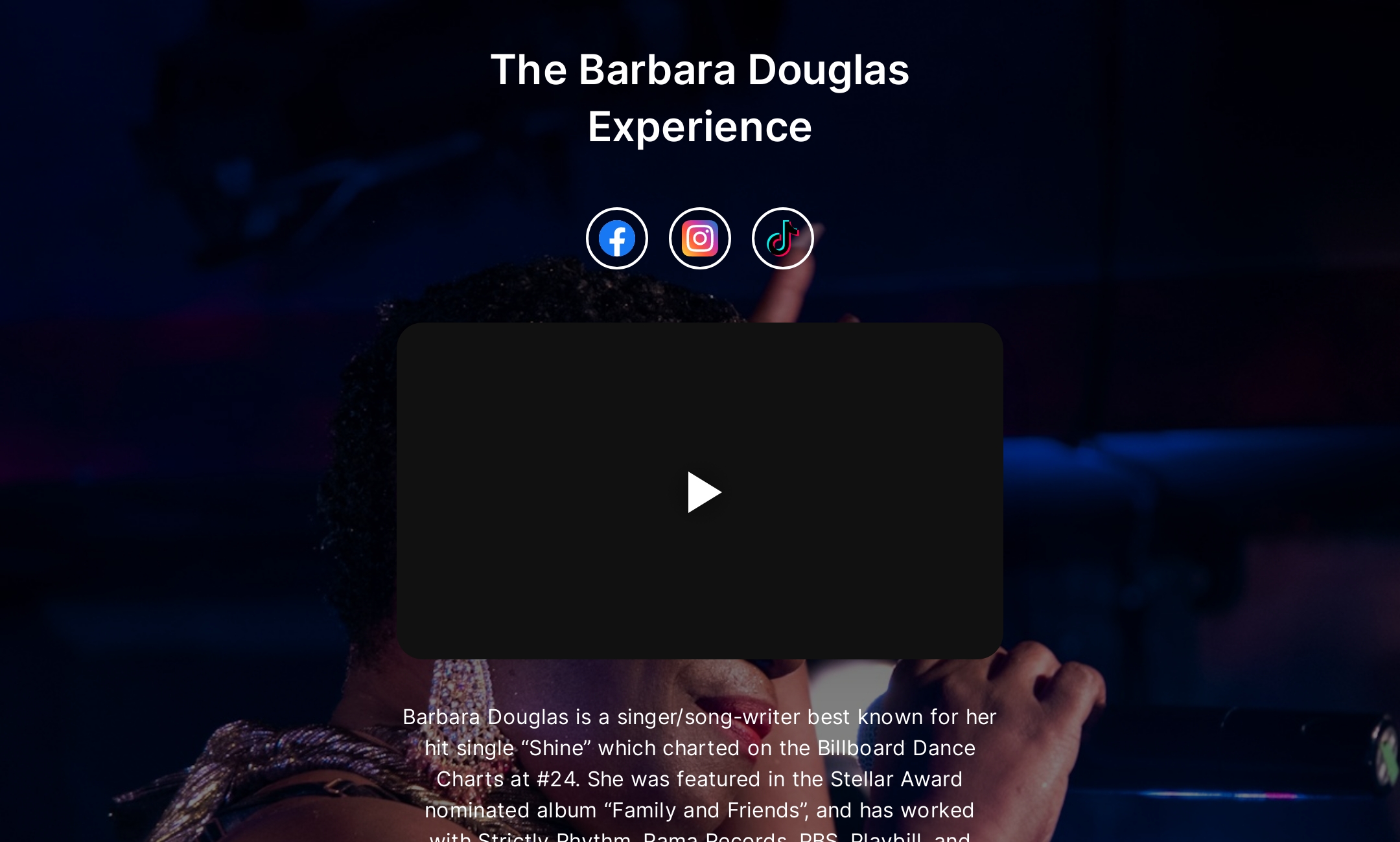 The Barbara Douglas Experience's Flowpage