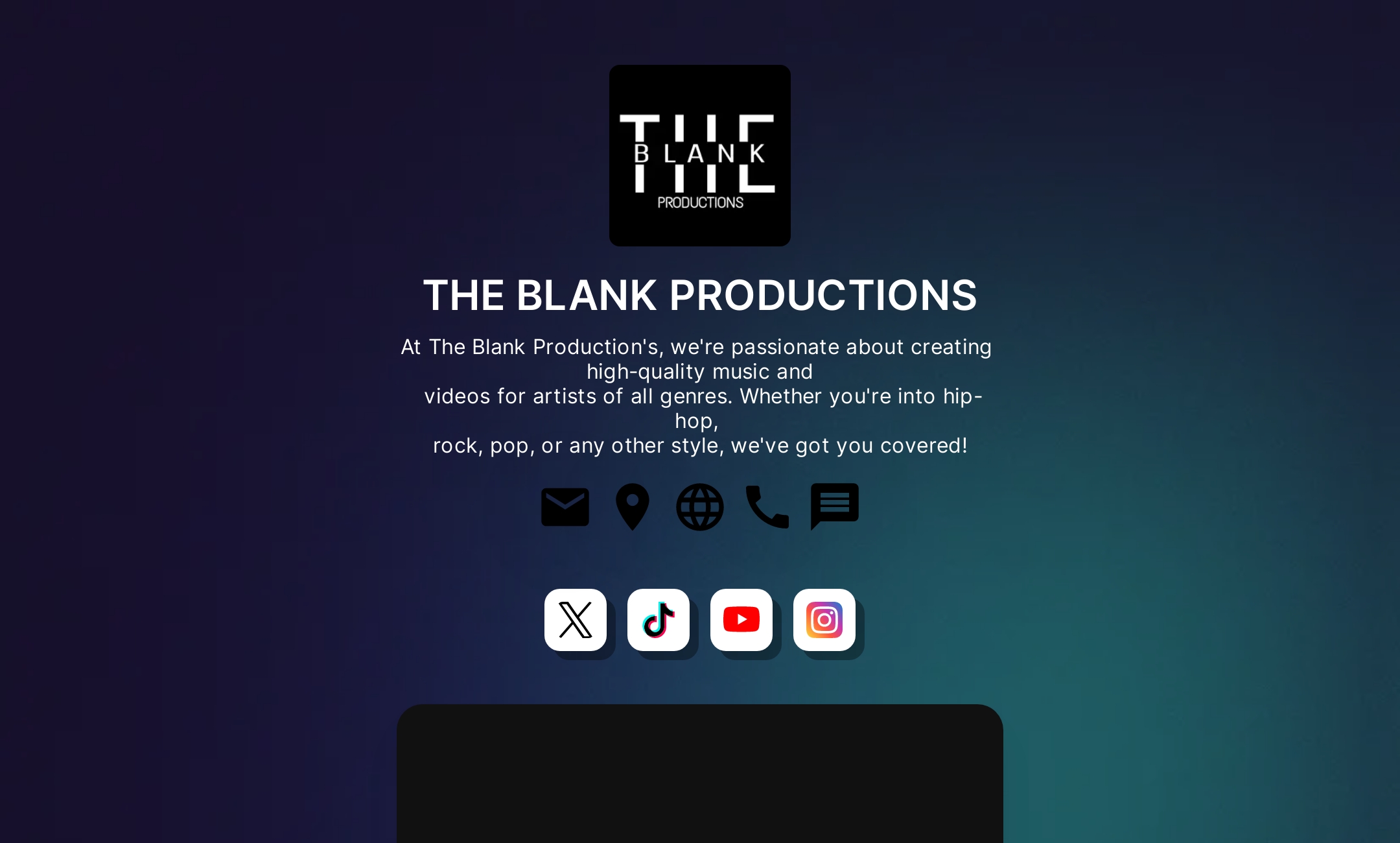 THE BLANK PRODUCTIONS's Flowpage