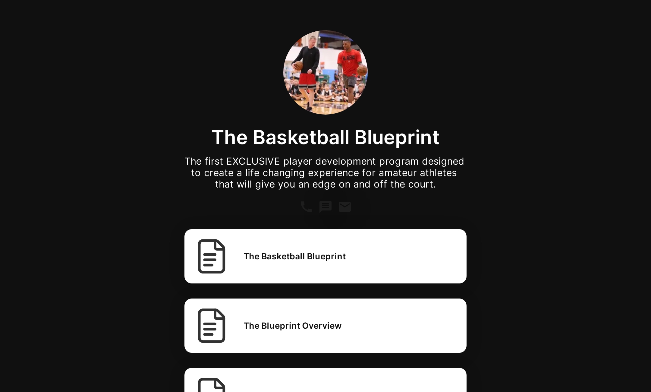 The Basketball Blueprint's Flowpage