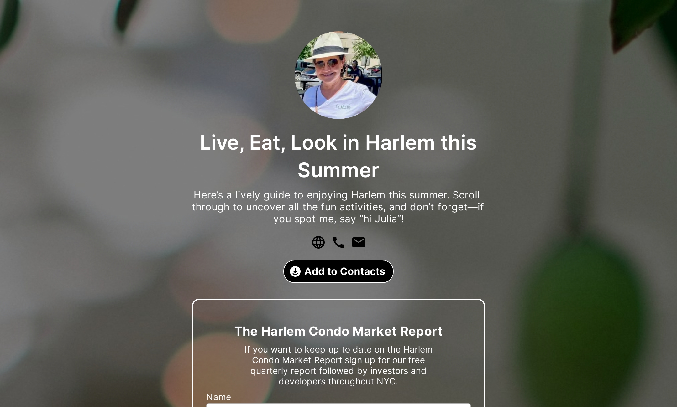 Live, Eat, Look in Harlem this Summer's Flowpage