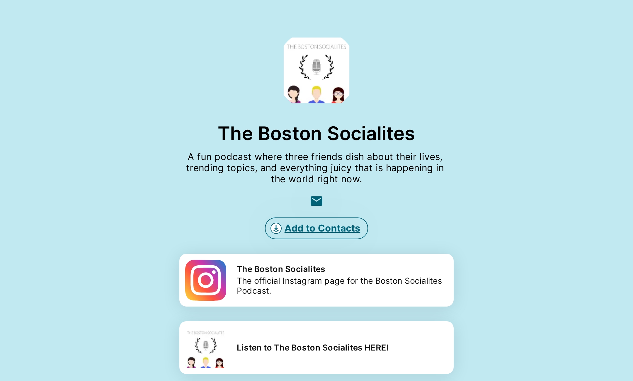 The Boston Socialites' Flowpage