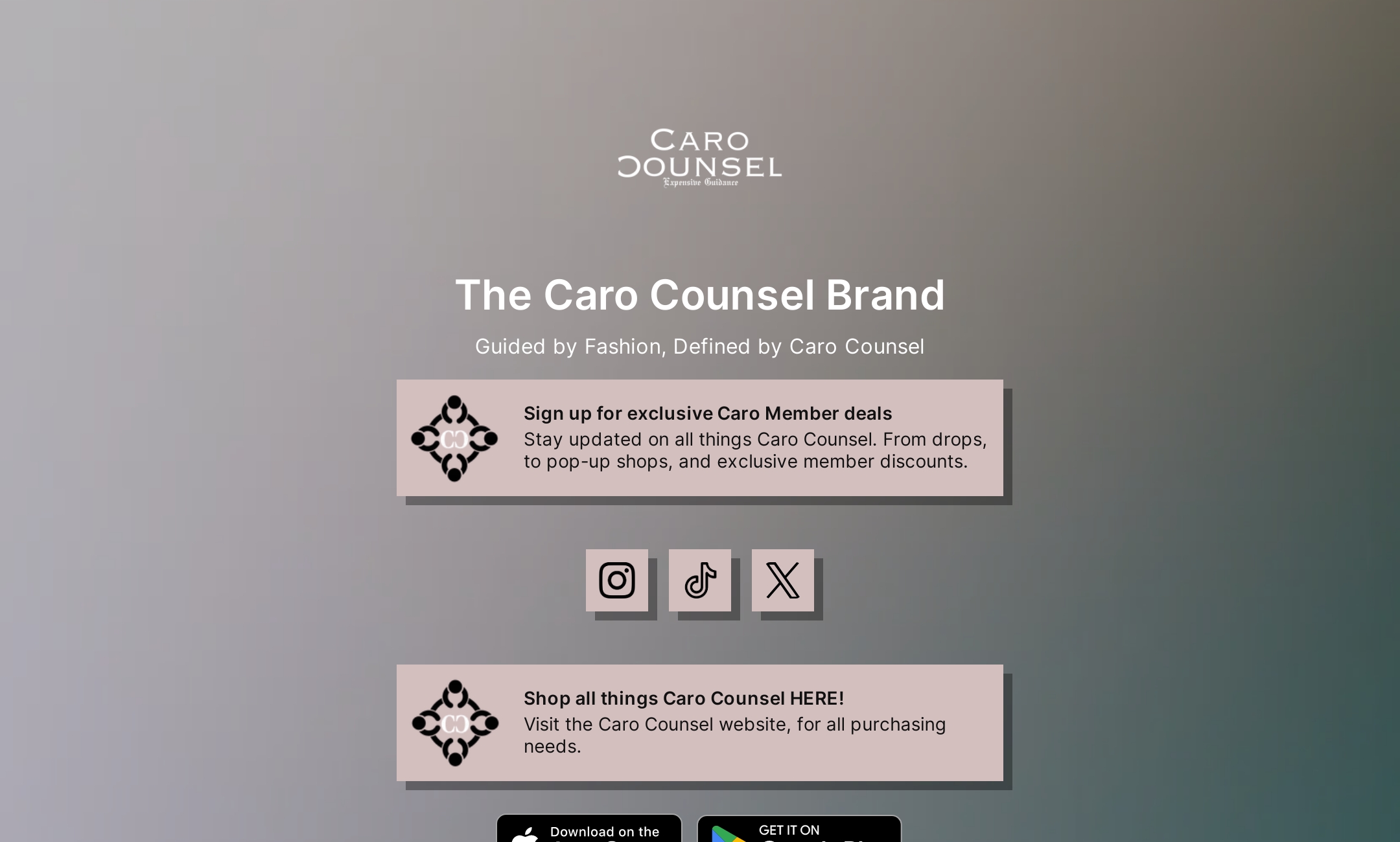 The Caro Counsel Brand's Flowpage