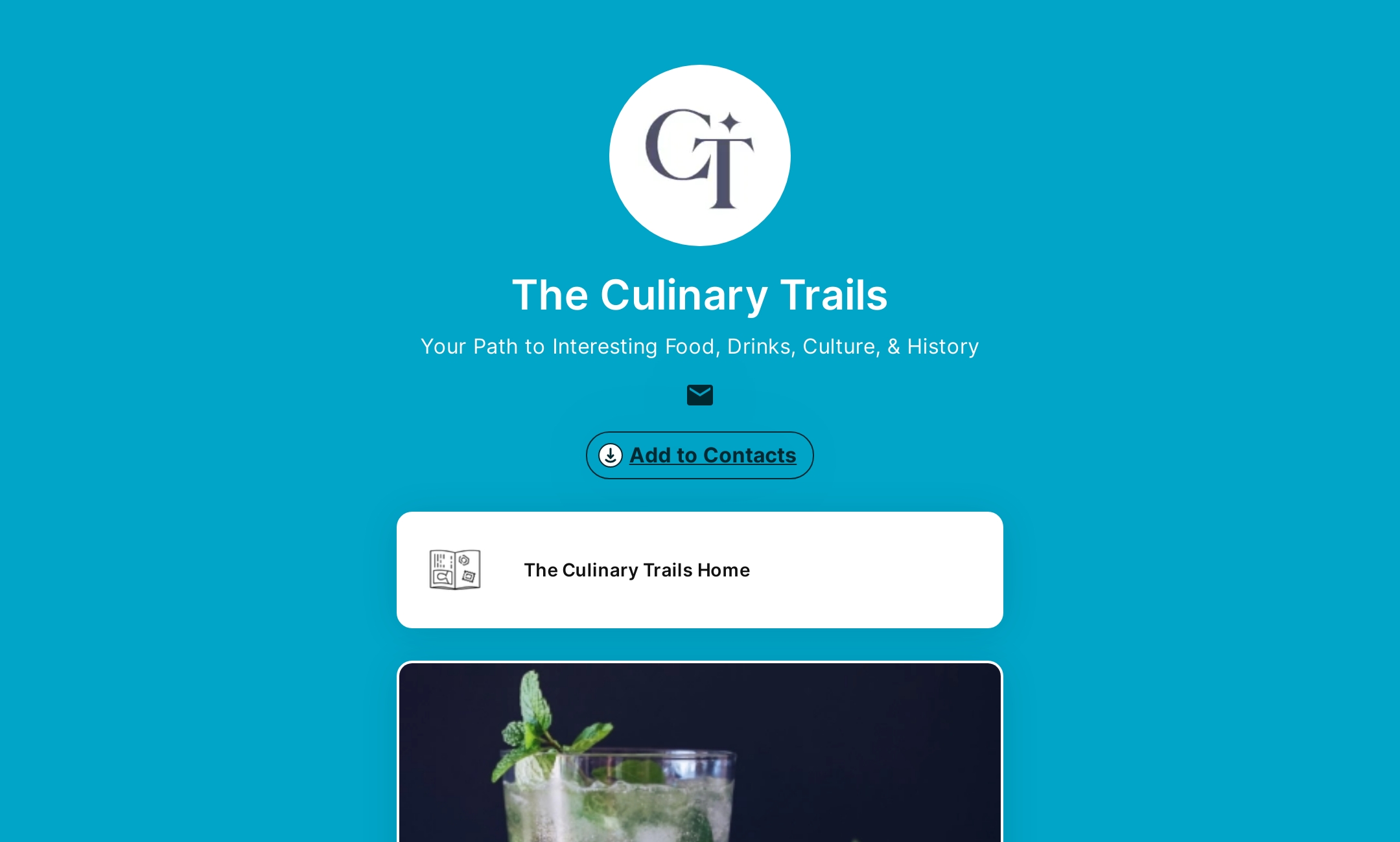 The Culinary Trails' Flowpage