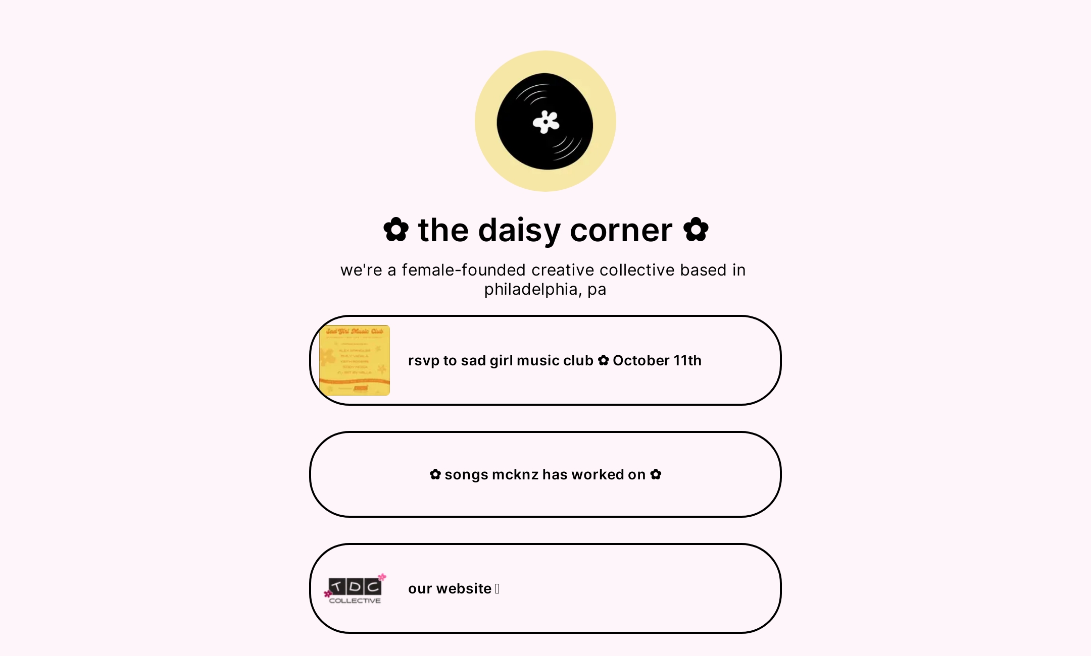 the daisy corner 's Flowpage