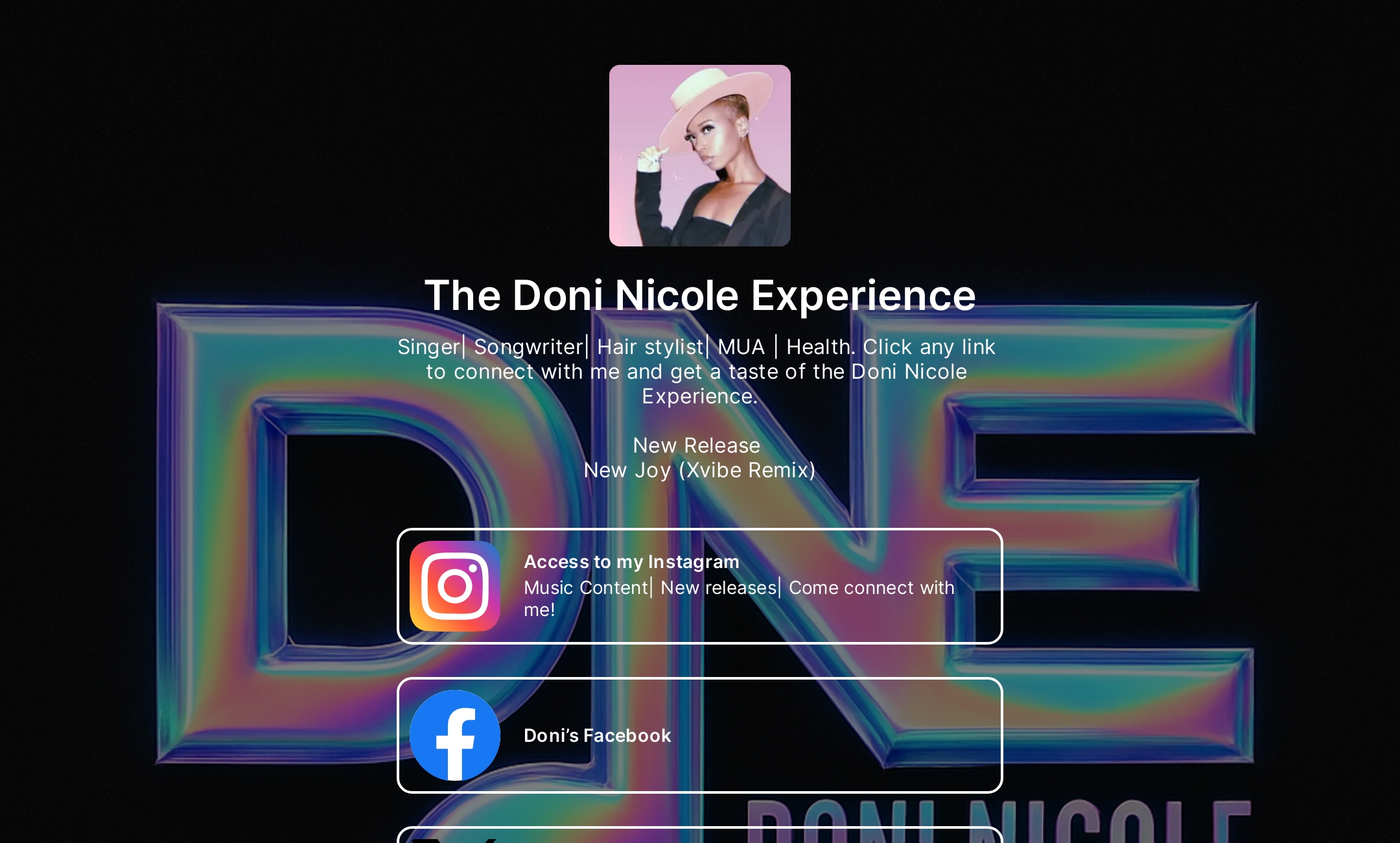 The Doni Nicole Experience's Flowpage