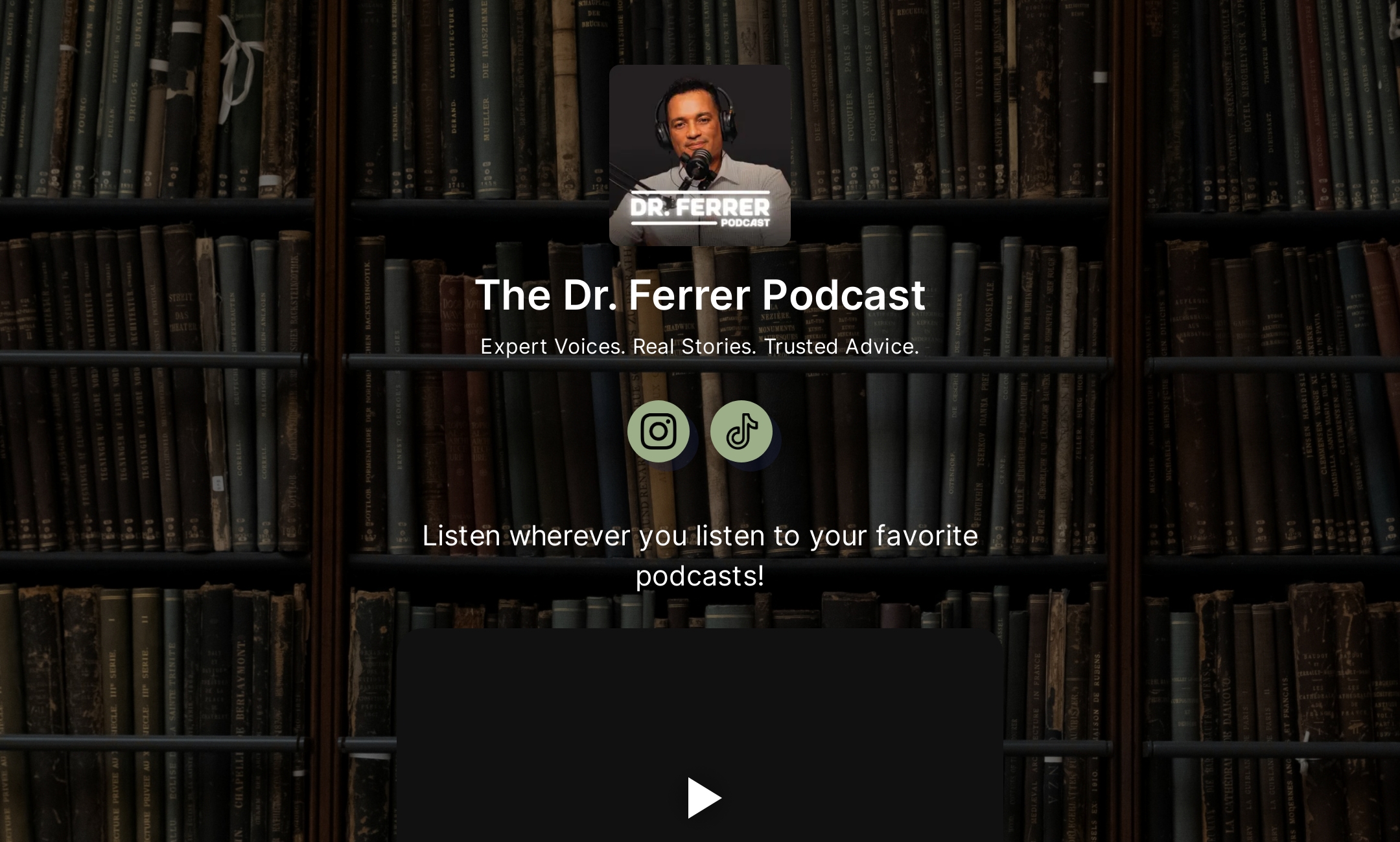 The Dr. Ferrer Podcast's Flowpage