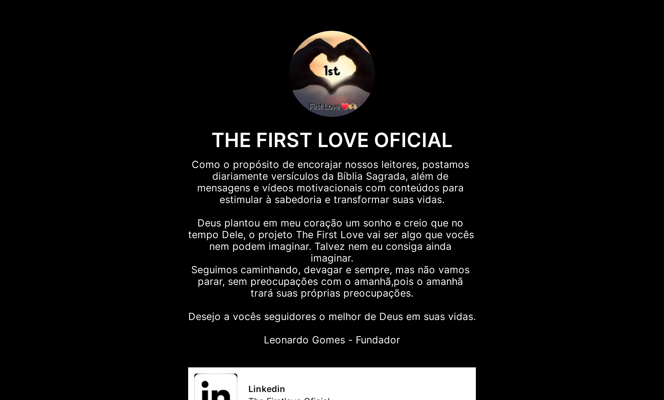 THE FIRST LOVE OFICIAL's Flowpage