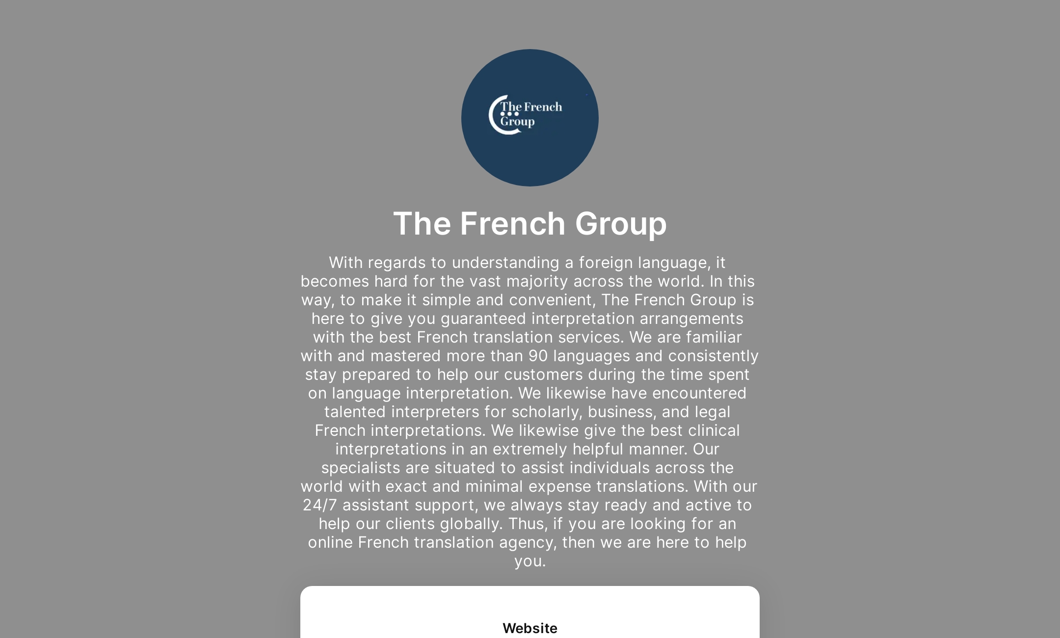 The French Group's Flowpage