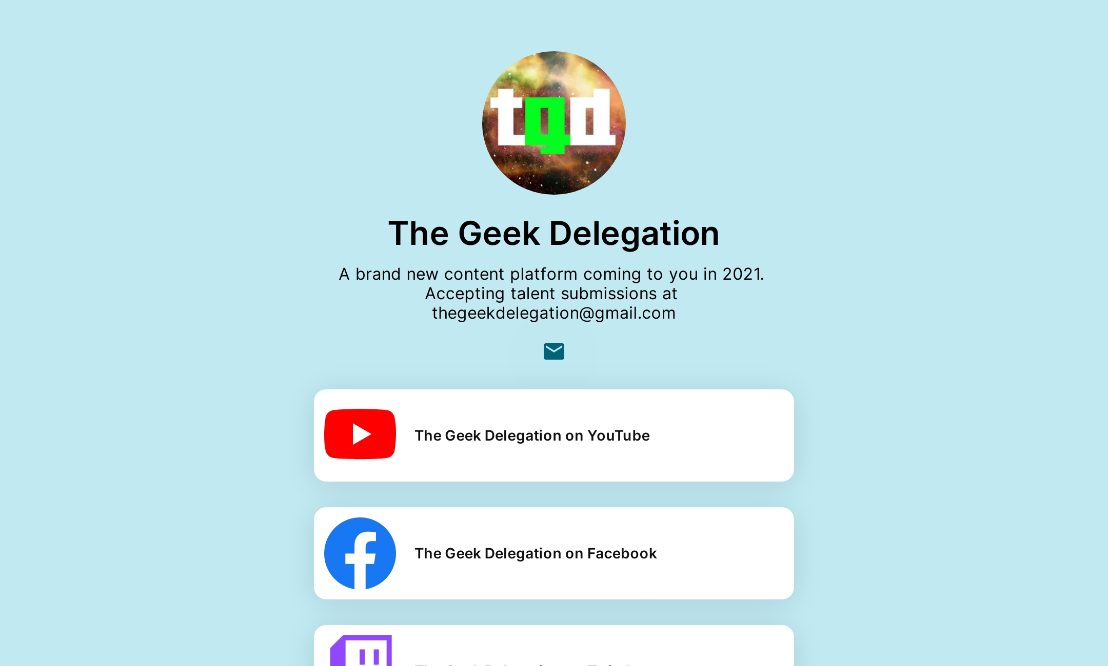 The Geek Delegation's Flowpage