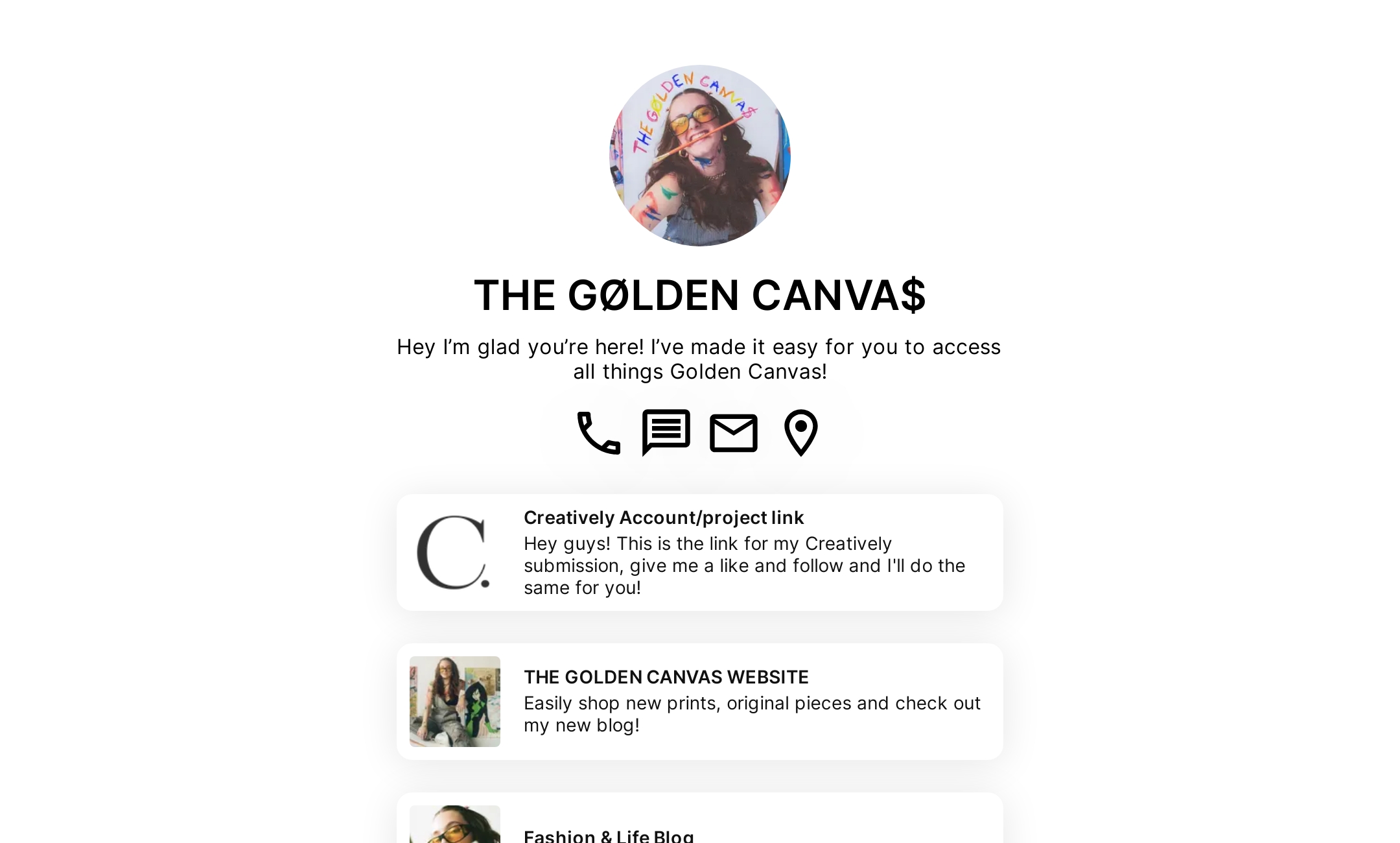 THE GØLDEN CANVA$'s Flowpage