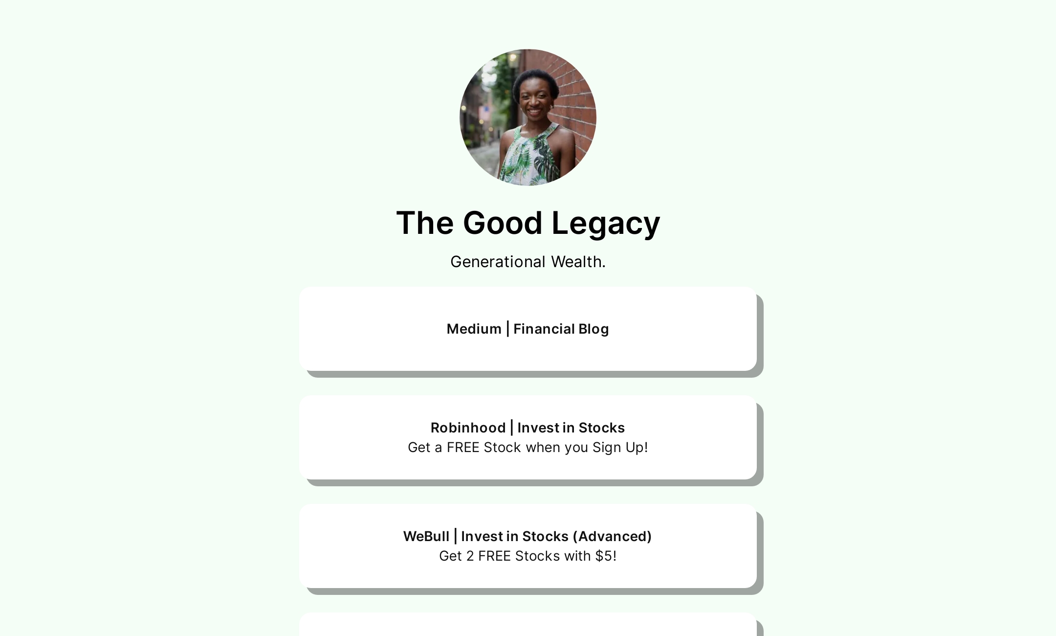 The Good Legacy's Flowpage
