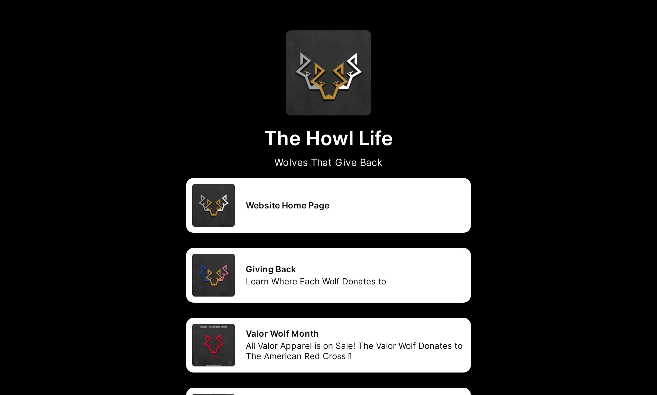 The Howl Life's Flowpage