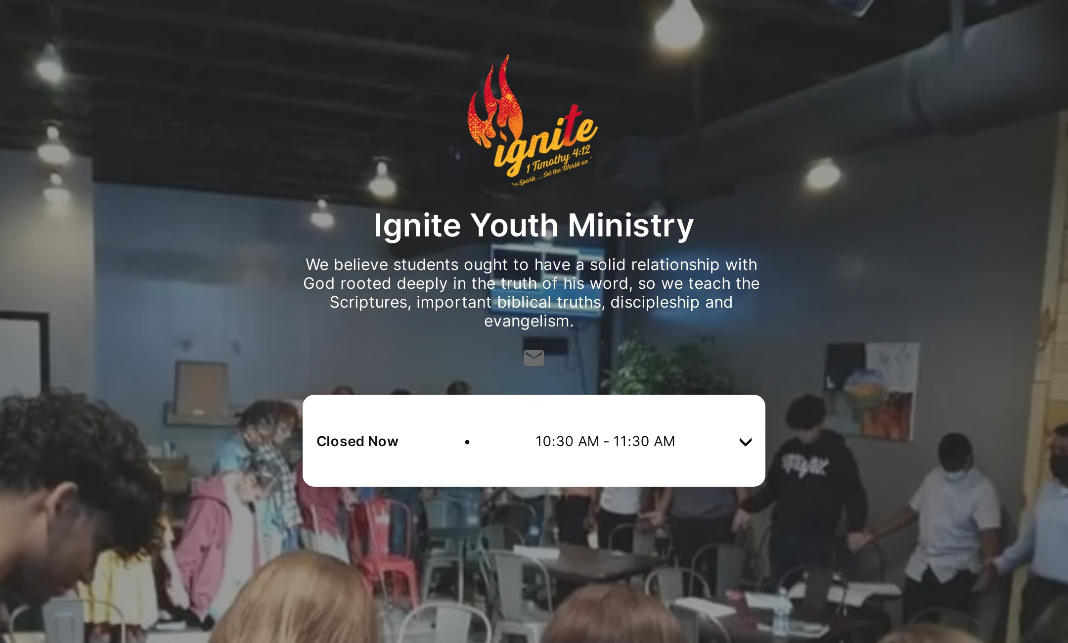 Ignite Youth Ministry's Flowpage