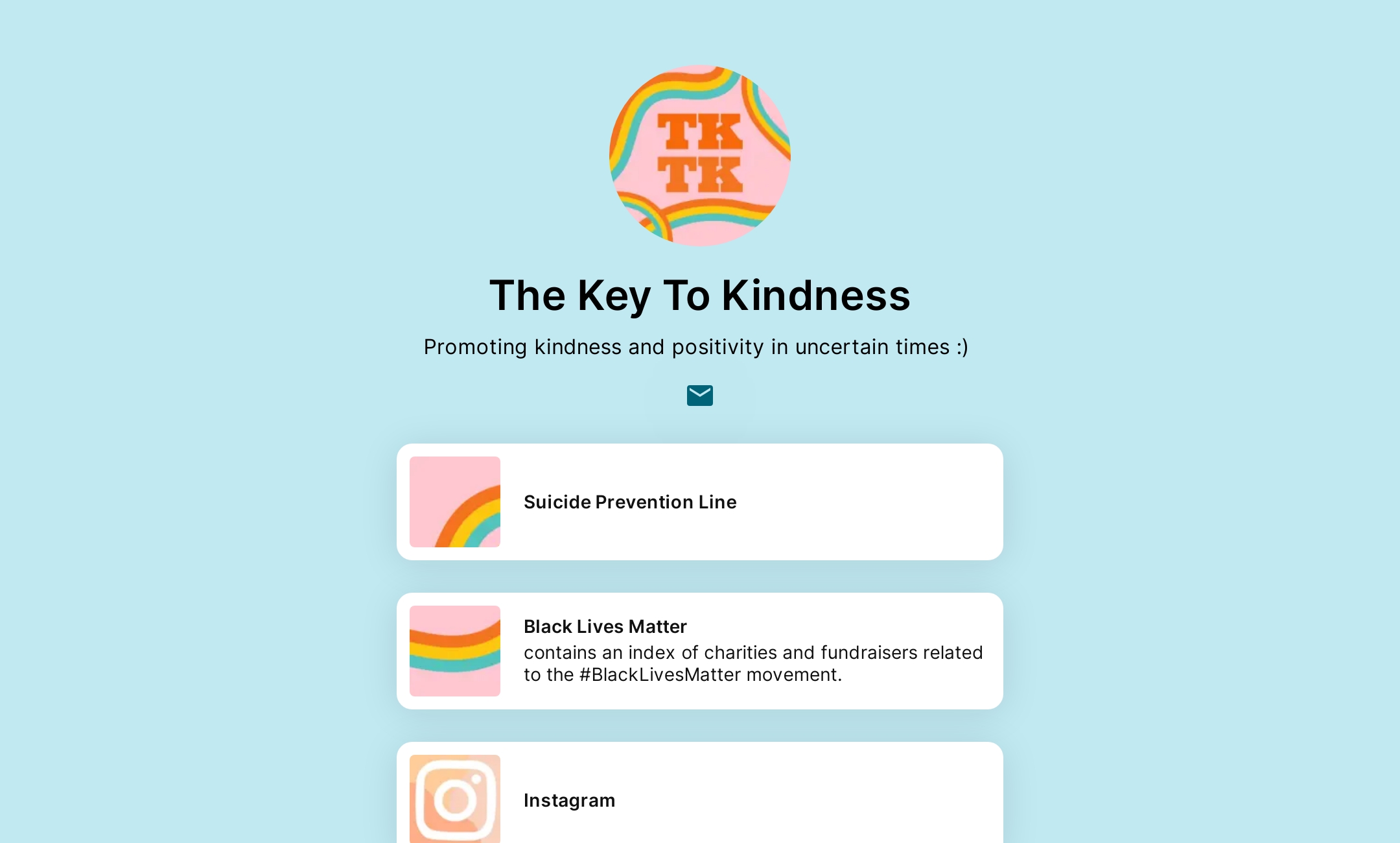 The Key To Kindness' Flowpage