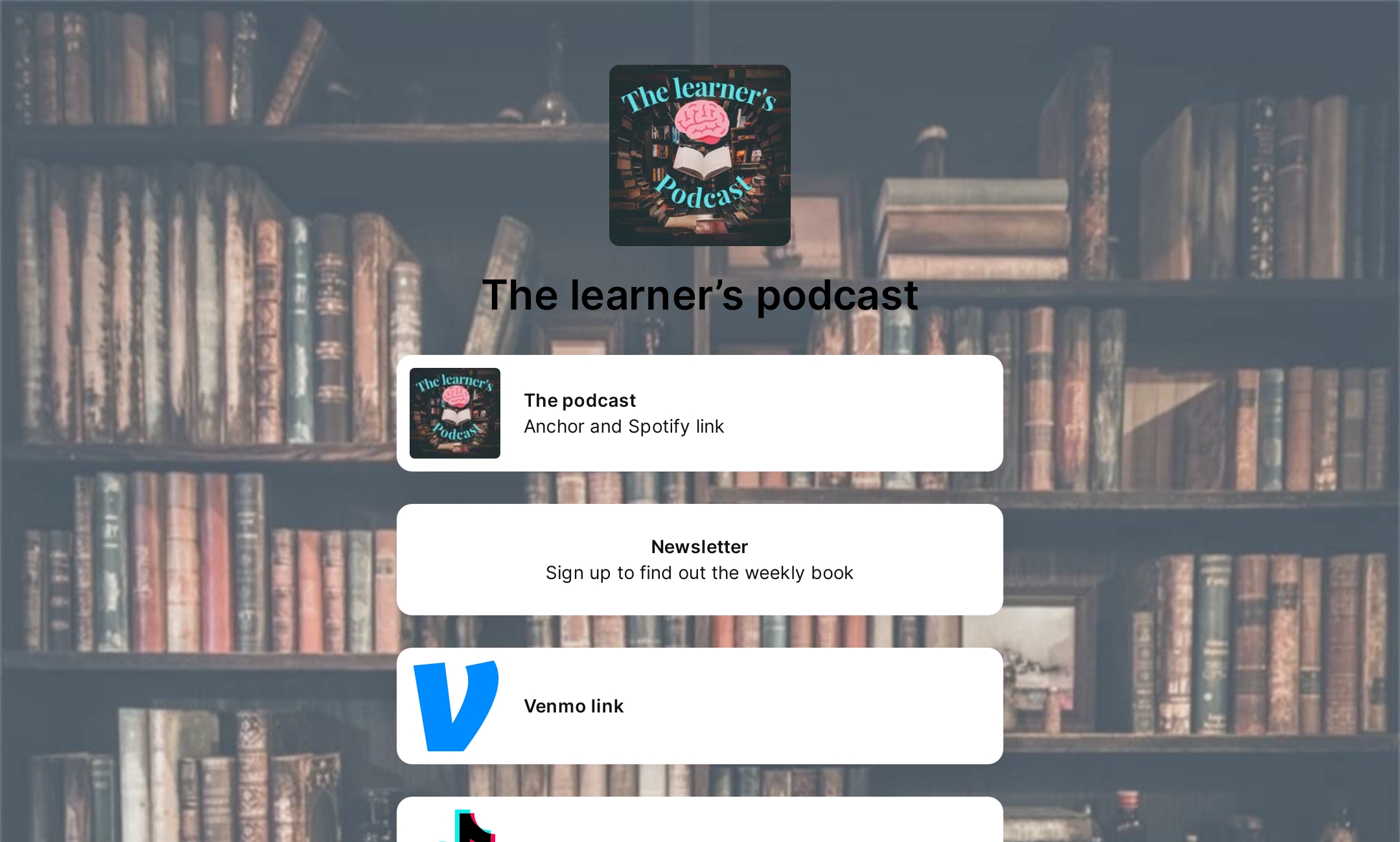The learner’s podcast 's Flowpage