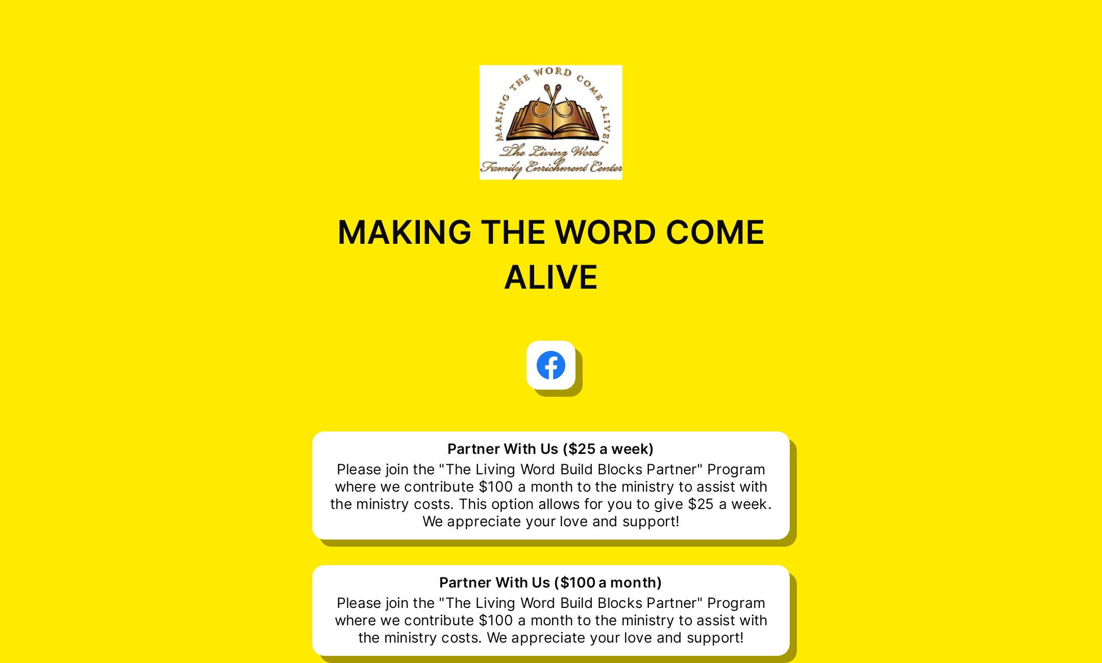 MAKING THE WORD COME ALIVE's Flowpage