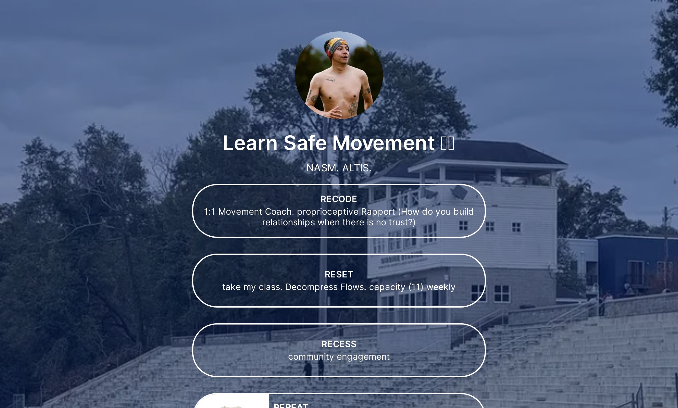 Learn Safe Movement 🏃🏻 's Flowpage