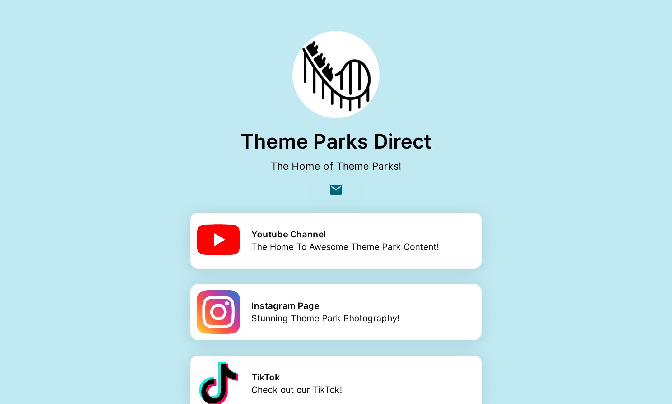 Theme Parks Direct's Flowpage