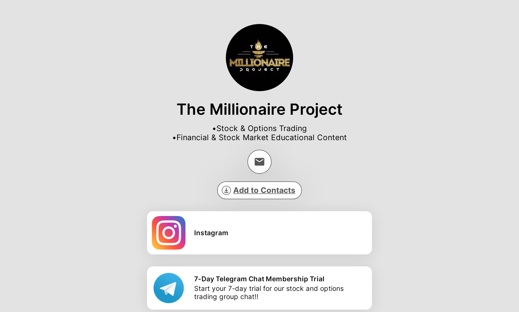 The Millionaire Project 's Flowpage