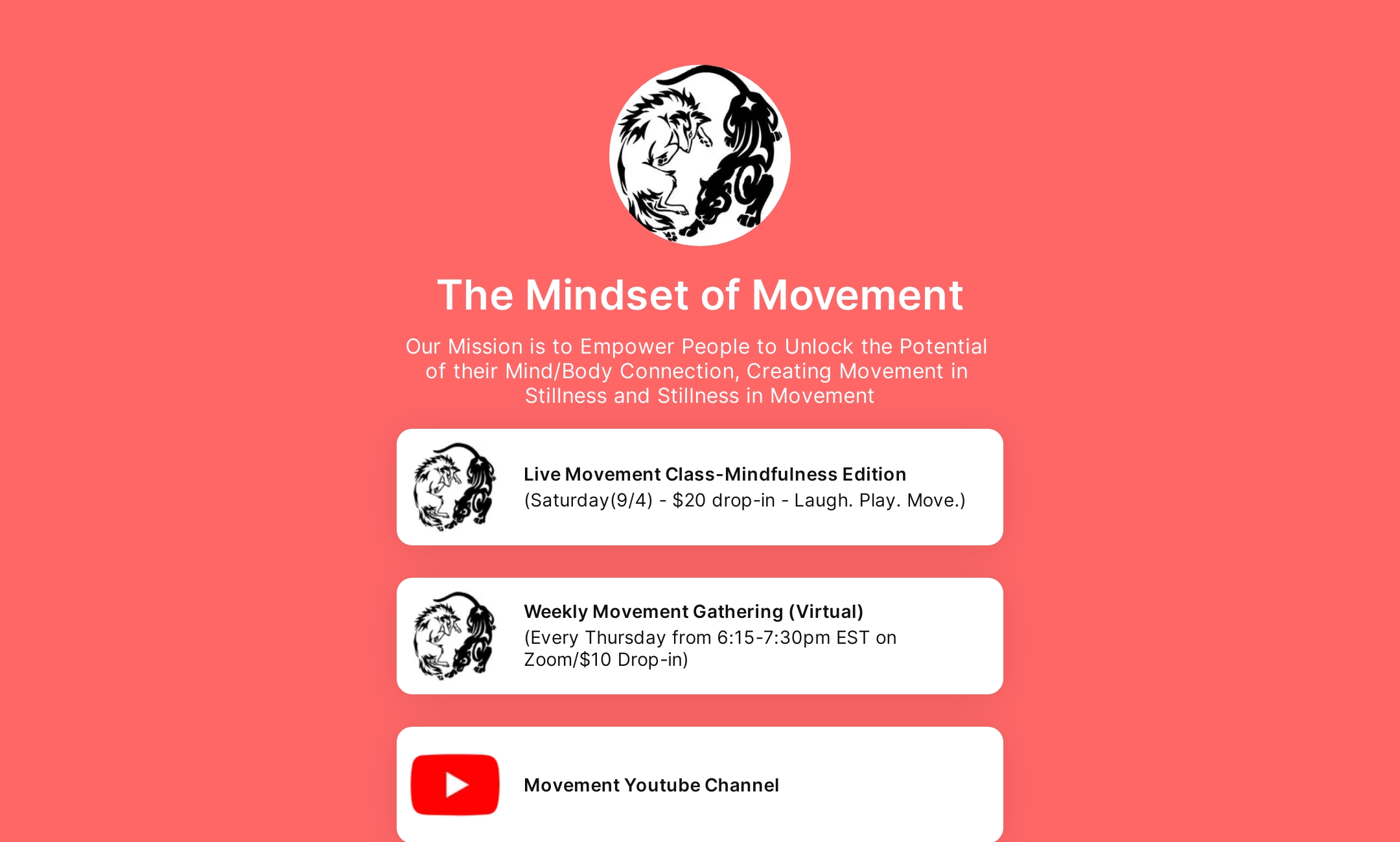 The Mindset of Movement's Flowpage