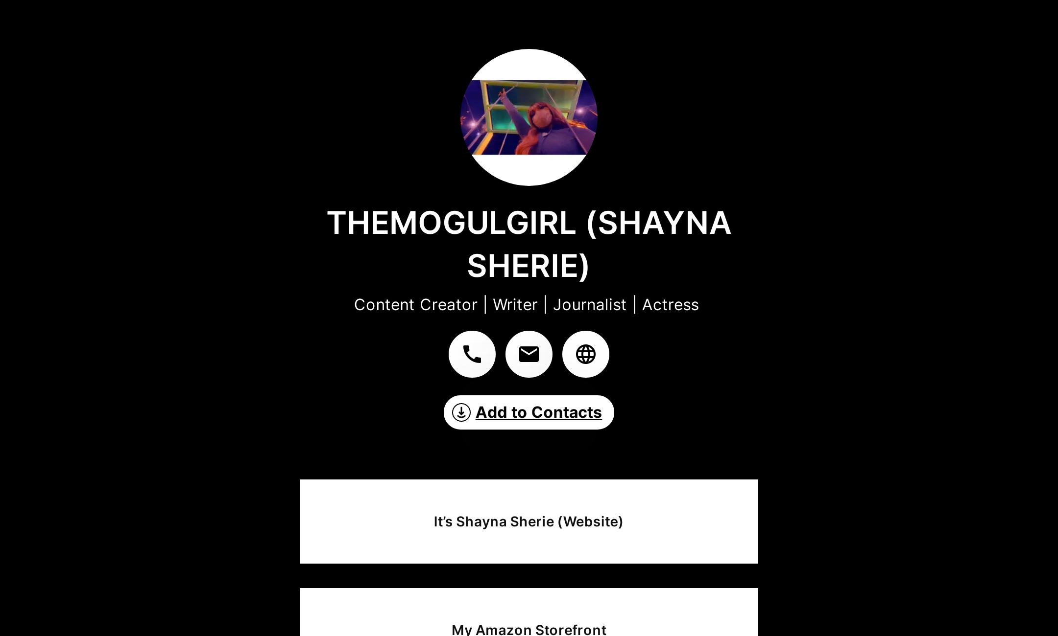 THEMOGULGIRL (SHAYNA SHERIE)'s Flowpage