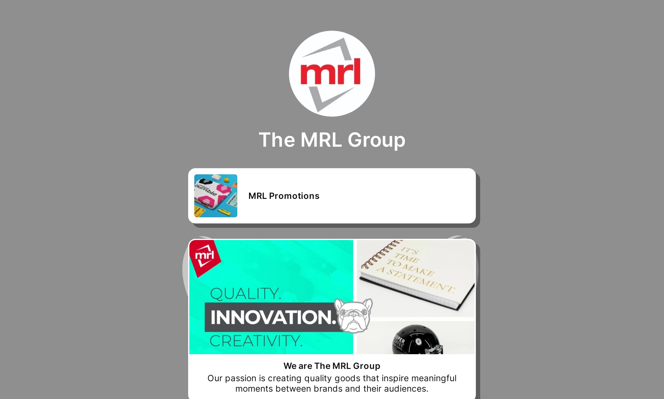 The MRL Group's Flowpage