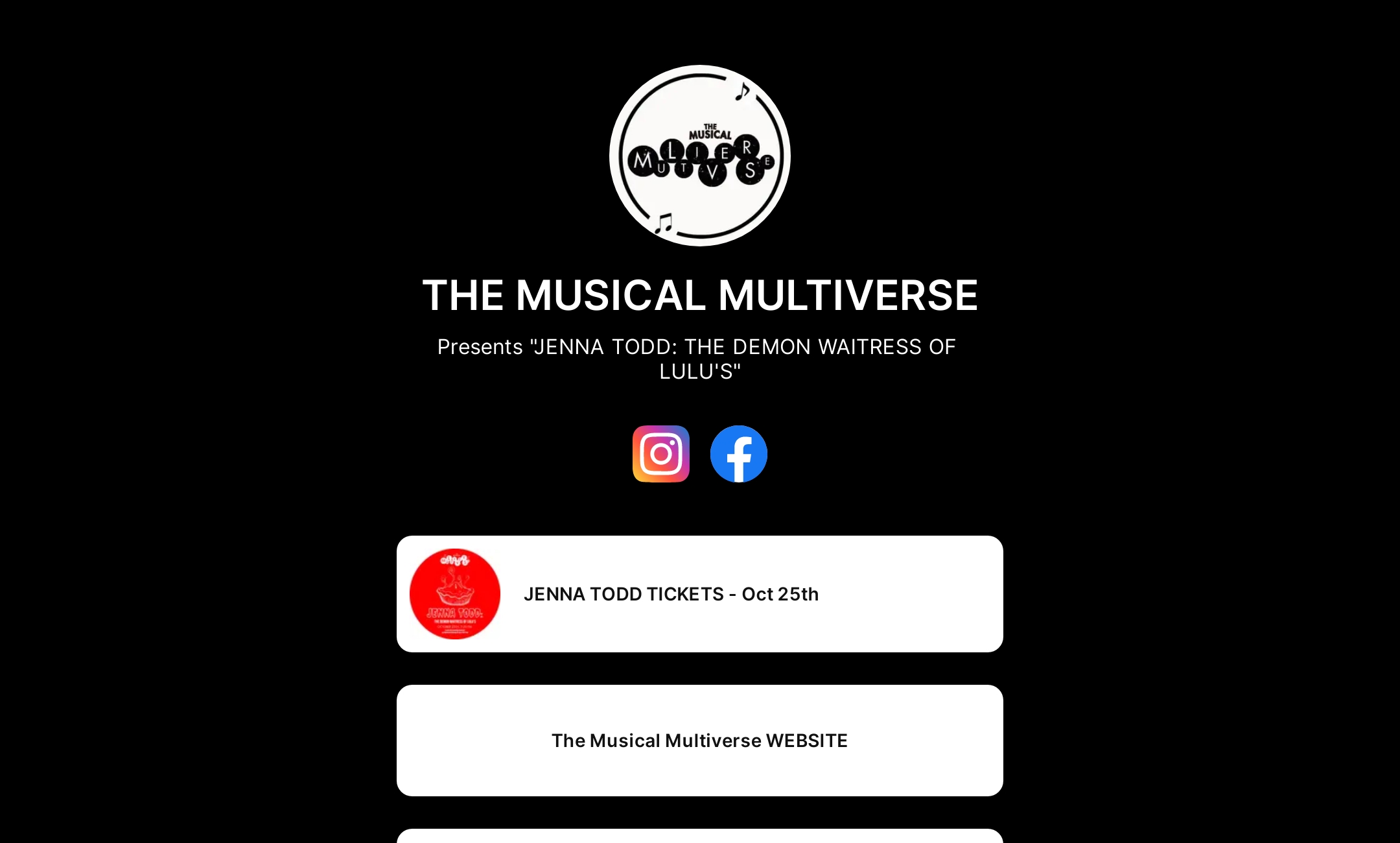 THE MUSICAL MULTIVERSE's Flowpage