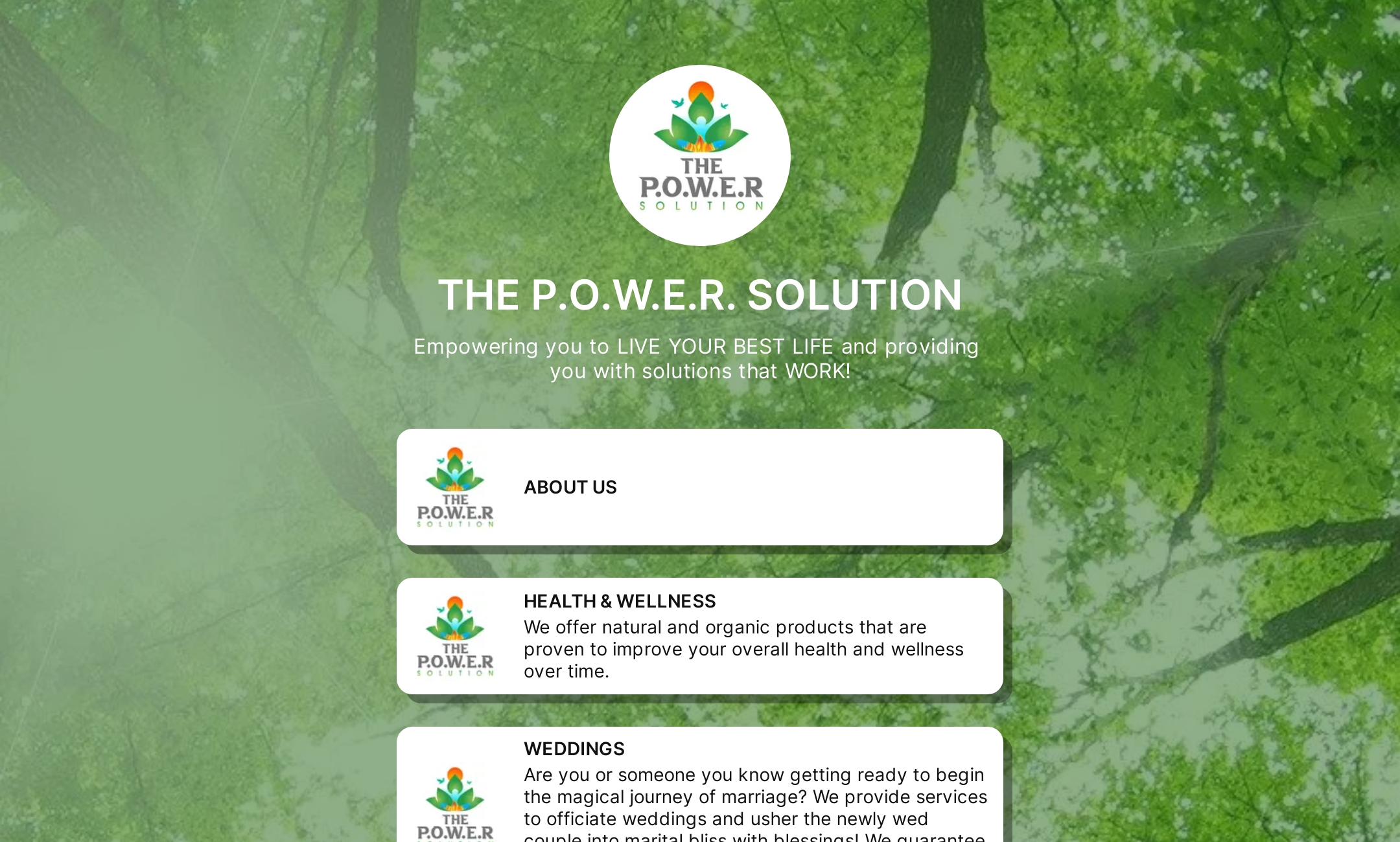 THE P.O.W.E.R. SOLUTION's Flowpage