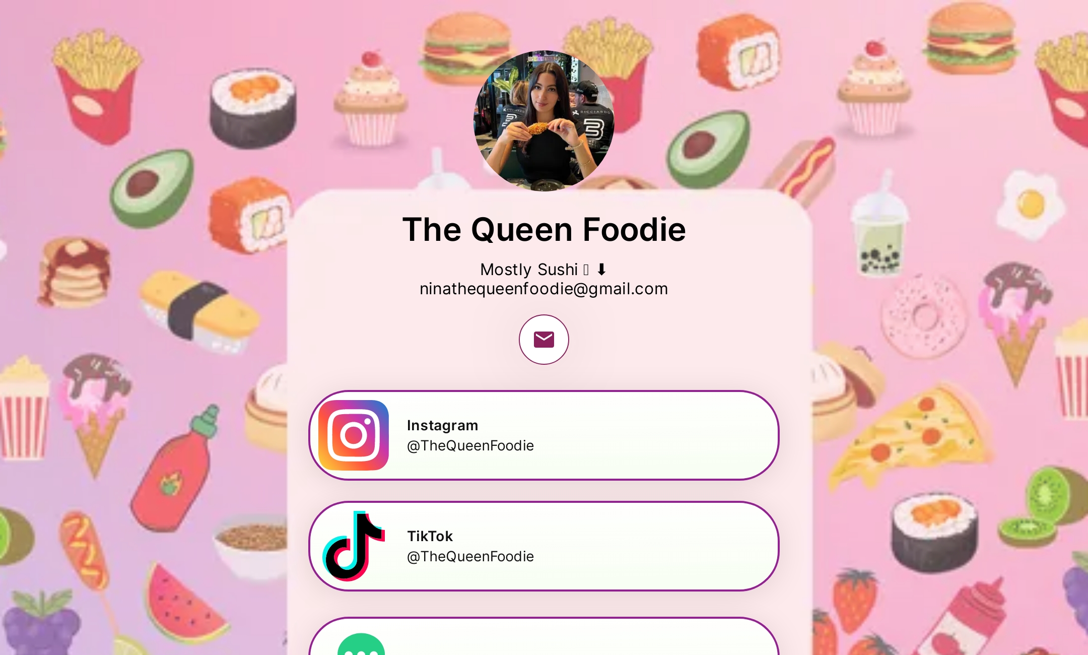 The Queen Foodie's Flowpage