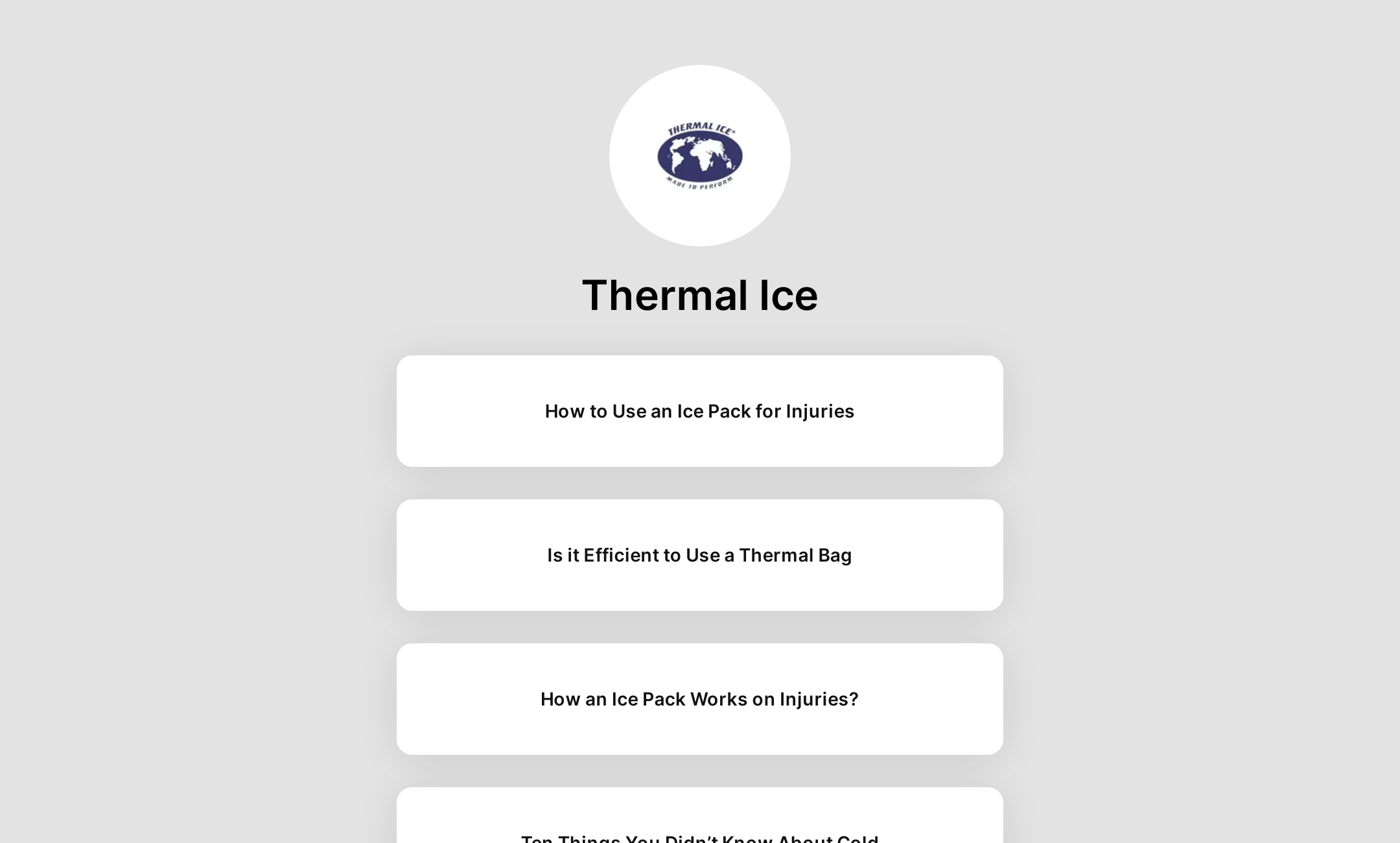 Thermal Ice's Flowpage