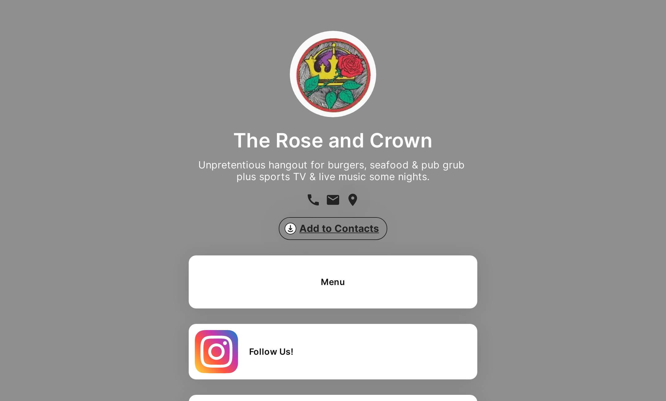 The Rose and Crown's Flowpage
