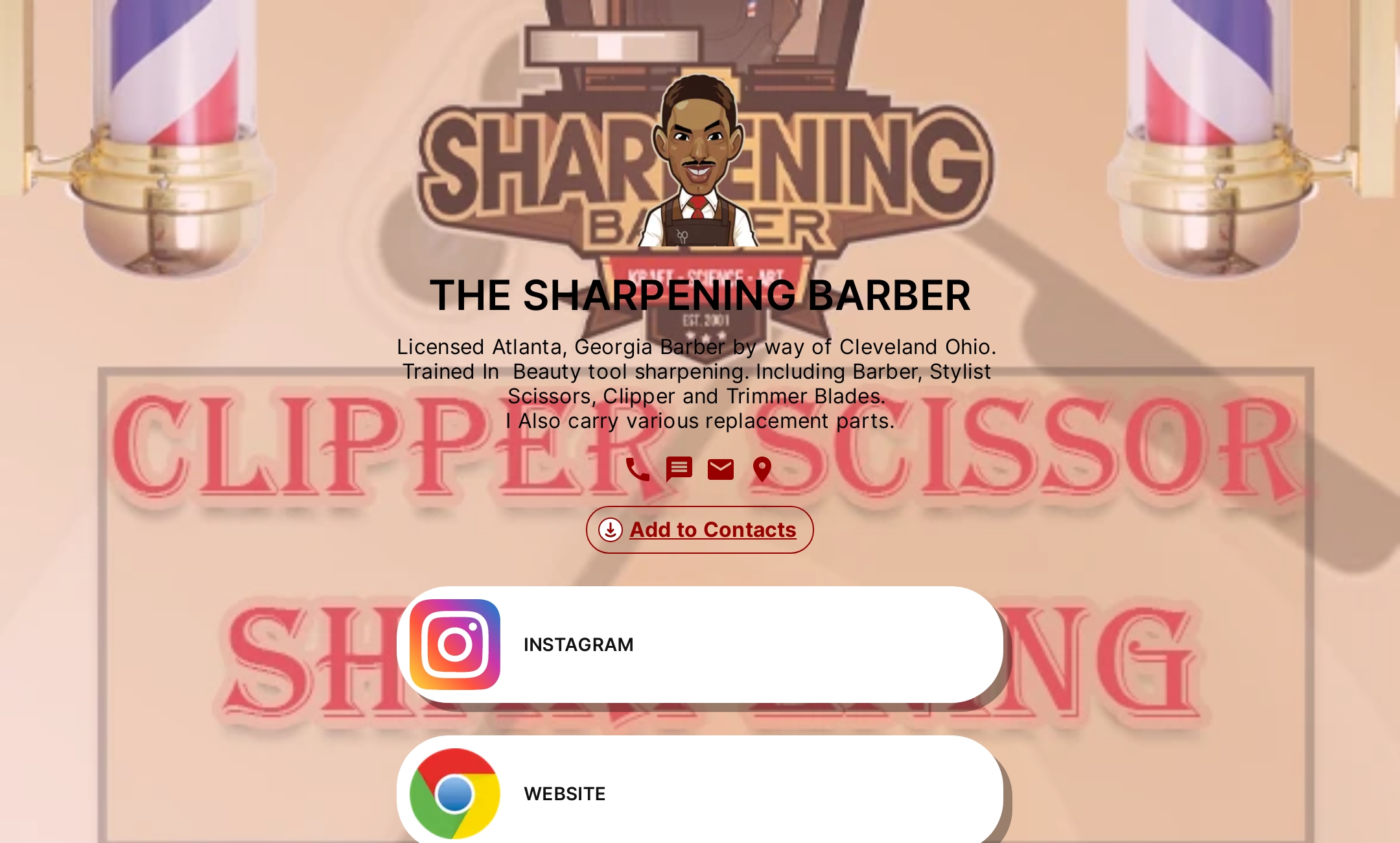 THE SHARPENING BARBER's Flowpage