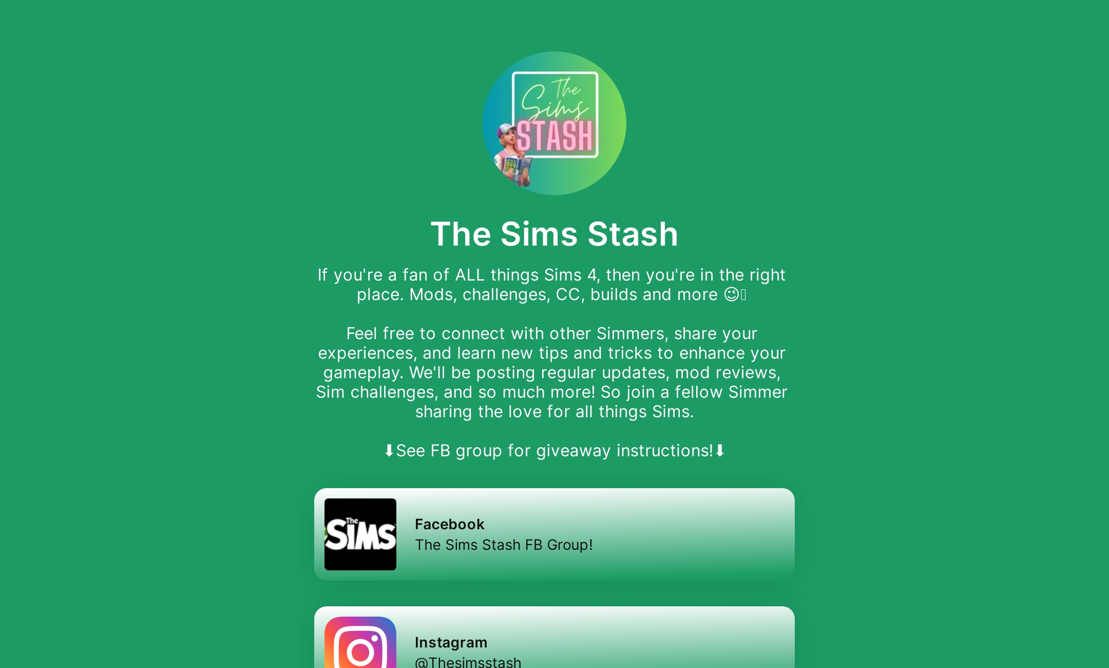 The Sims Stash's Flowpage