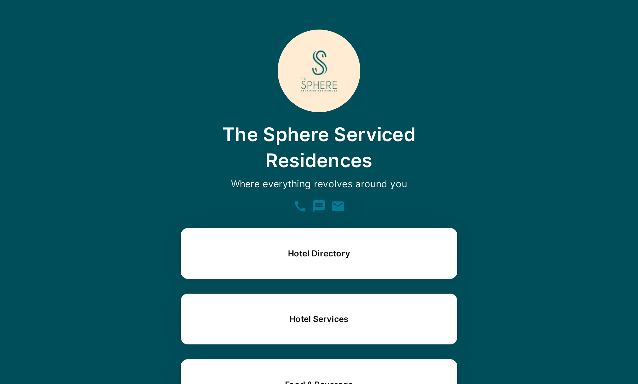The Sphere Serviced Residences' Flowpage