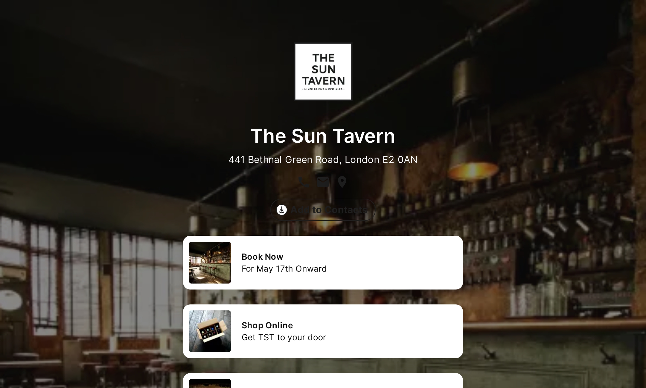 The Sun Tavern's Flowpage