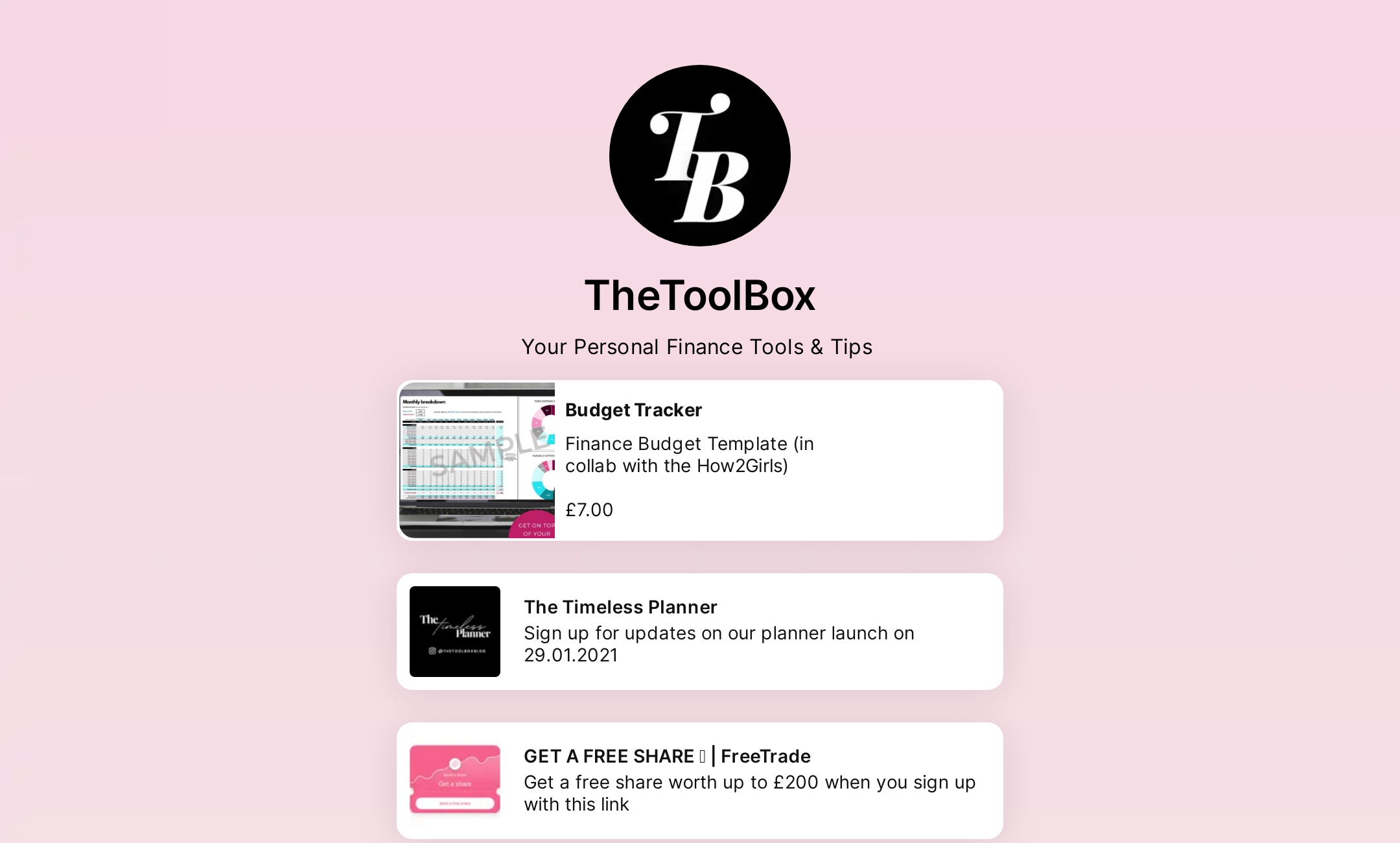 TheToolBox's Flowpage