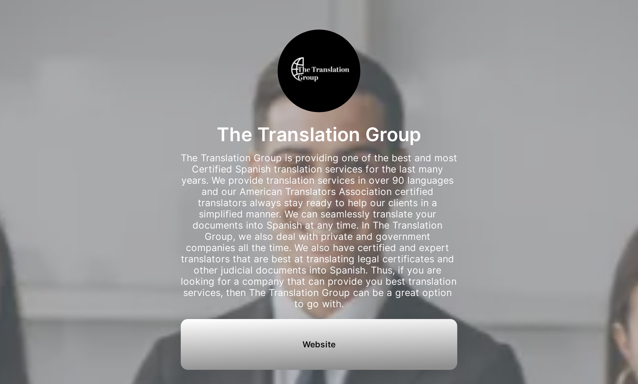 The Translation Group's Flowpage