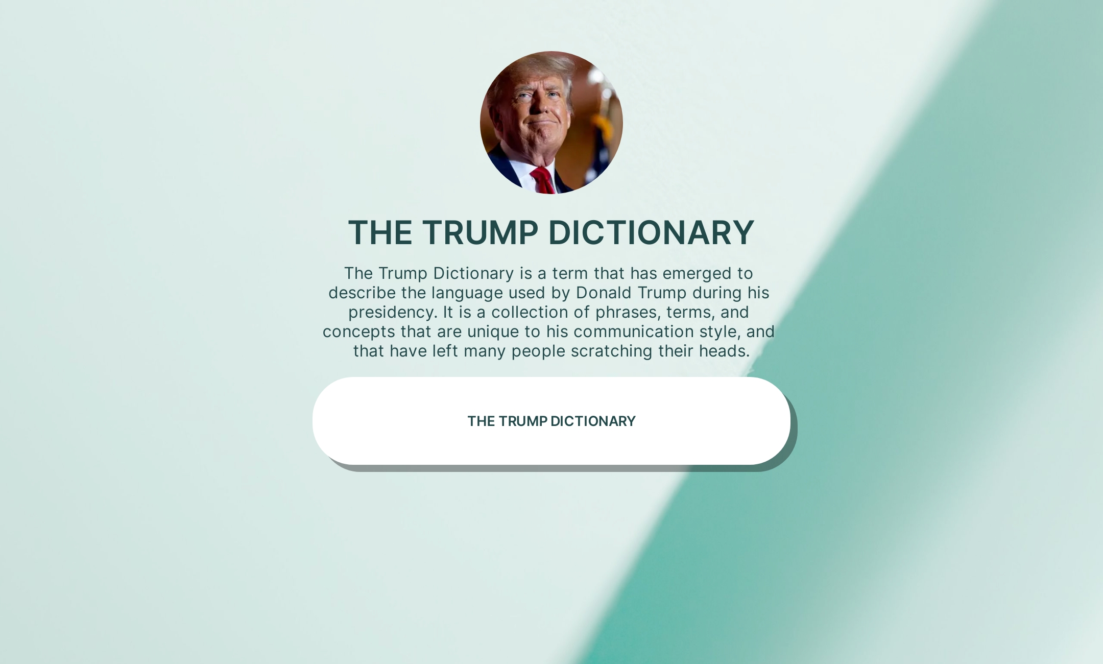 THE TRUMP DICTIONARY's Flowpage