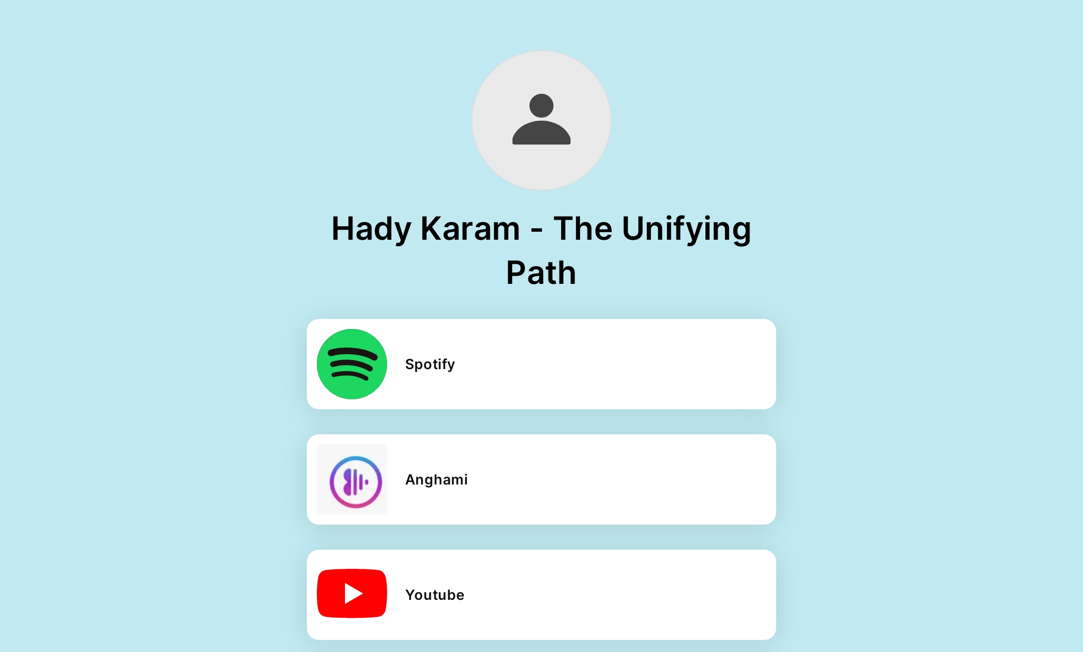 Hady Karam - The Unifying Path's Flowpage