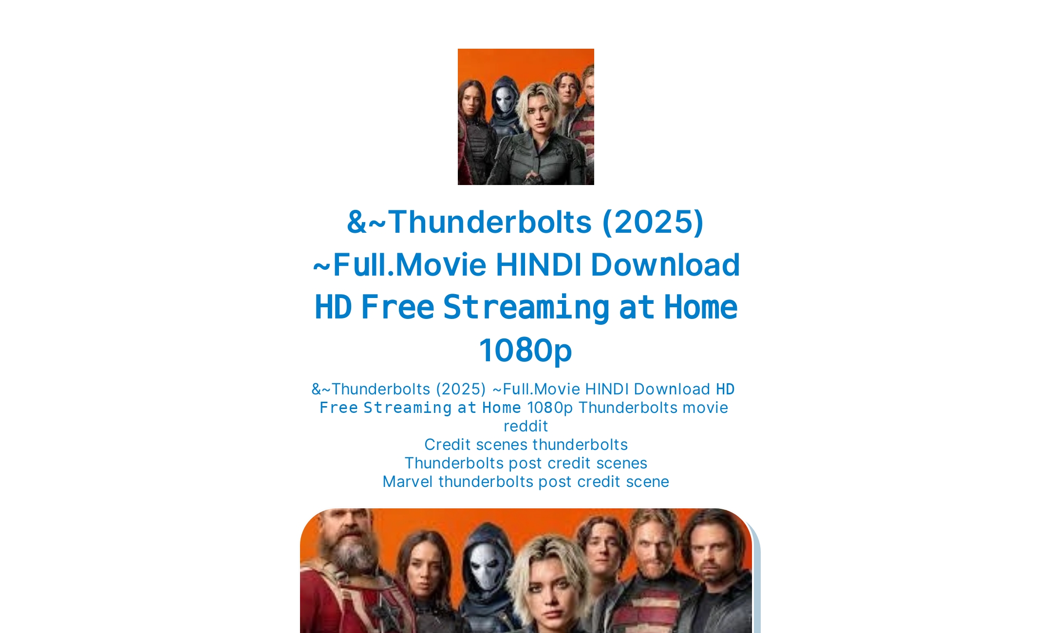 &~Thunderbolts (2025) ~F𝚞ll.Mo𝚟ie HINDI Dow𝚗load 𝙷𝙳 𝙵𝚛𝚎𝚎 𝚂𝚝𝚛𝚎𝚊𝚖𝚒𝚗𝚐 𝚊𝚝 𝙷𝚘𝚖𝚎 10𝟾0p's Flowpage