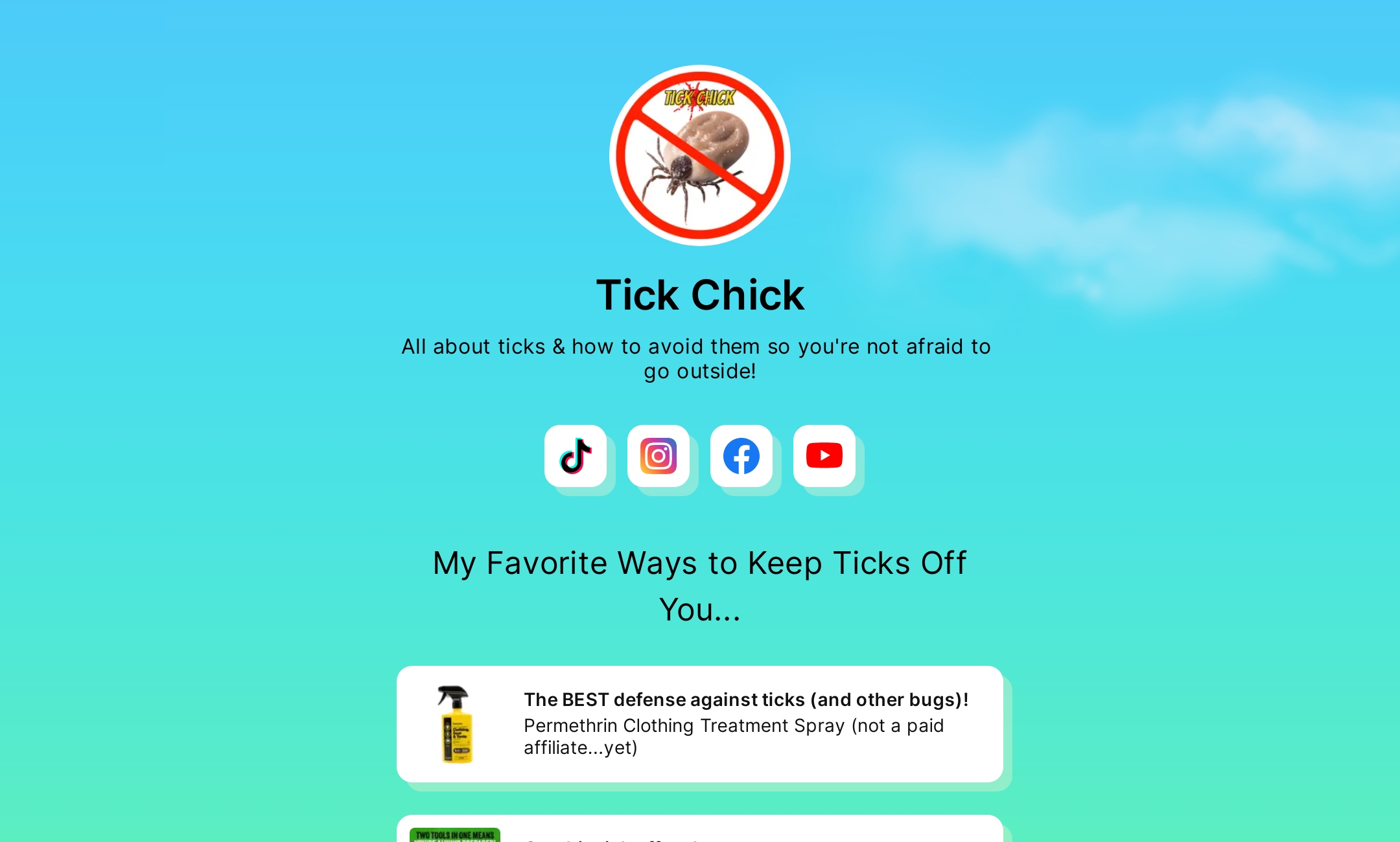 Connect with Tick Chick
