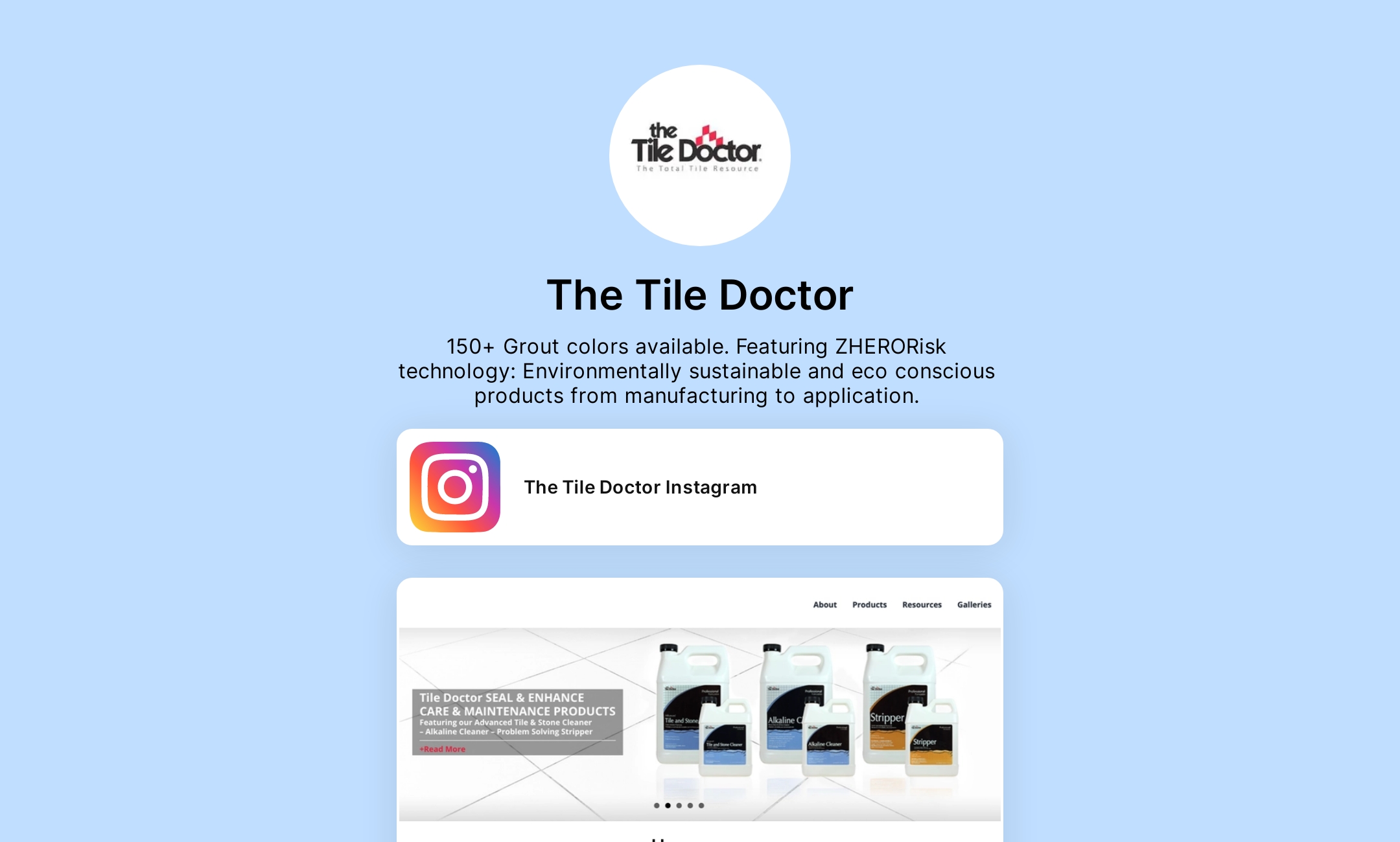 The Tile Doctor 's Flowpage