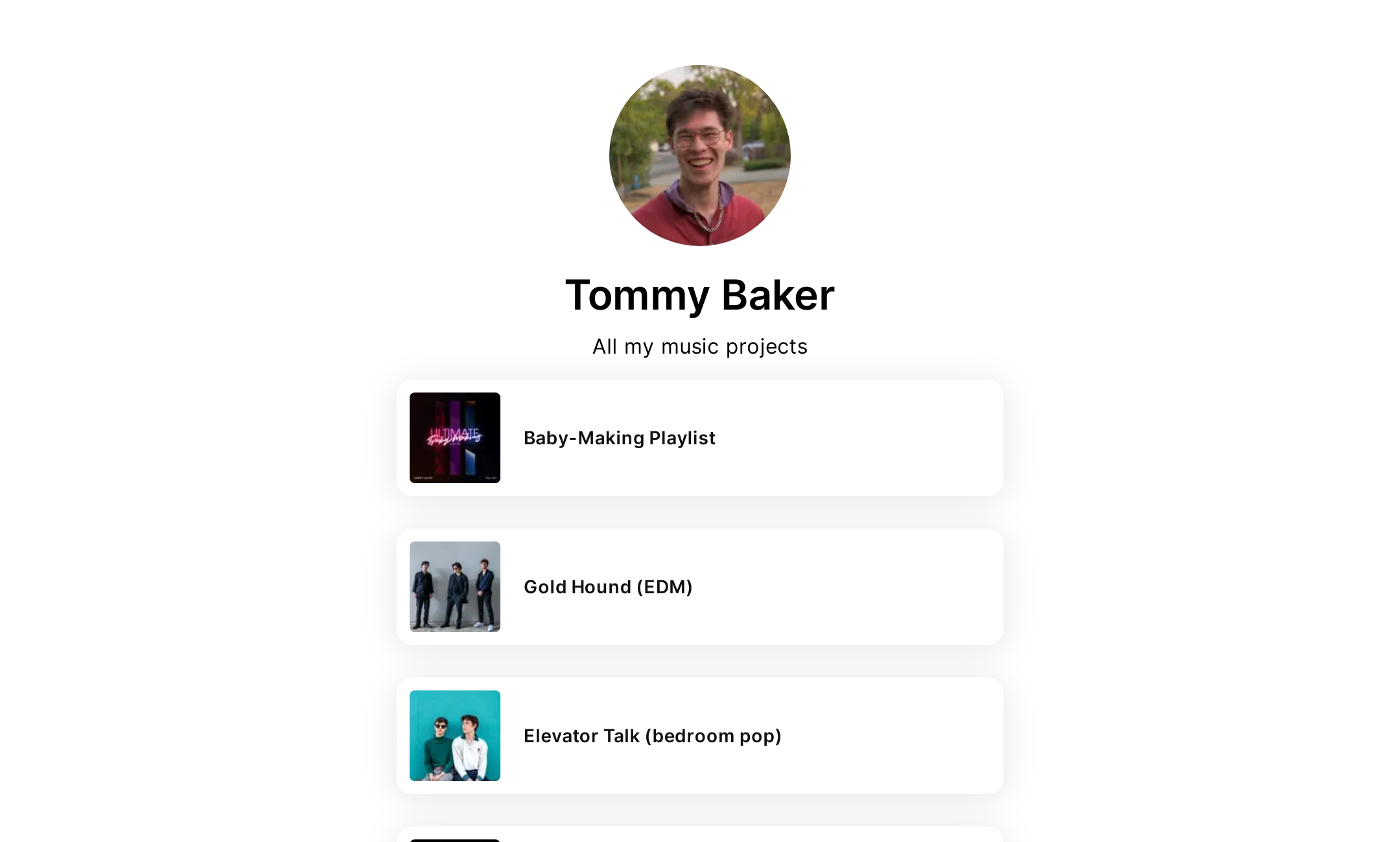 Tommy Baker's Flowpage