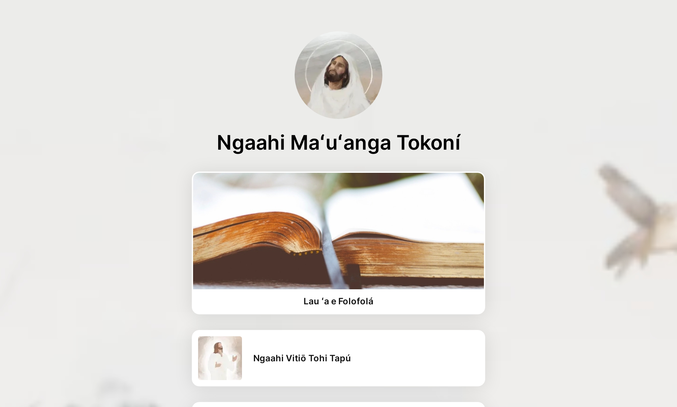 Ngaahi Maʻuʻanga Tokoní's Flowpage