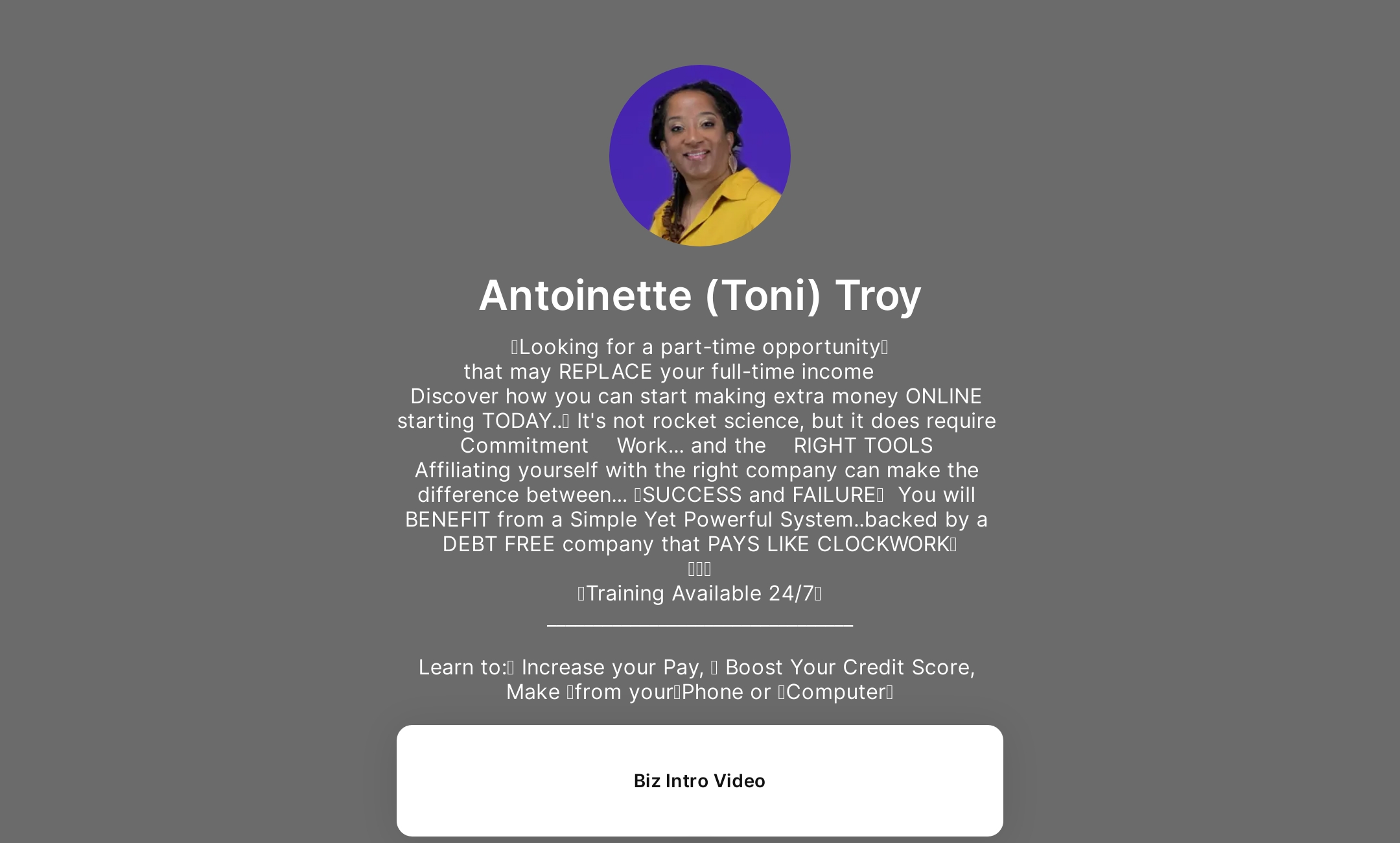 Antoinette (Toni) Troy's Flowpage