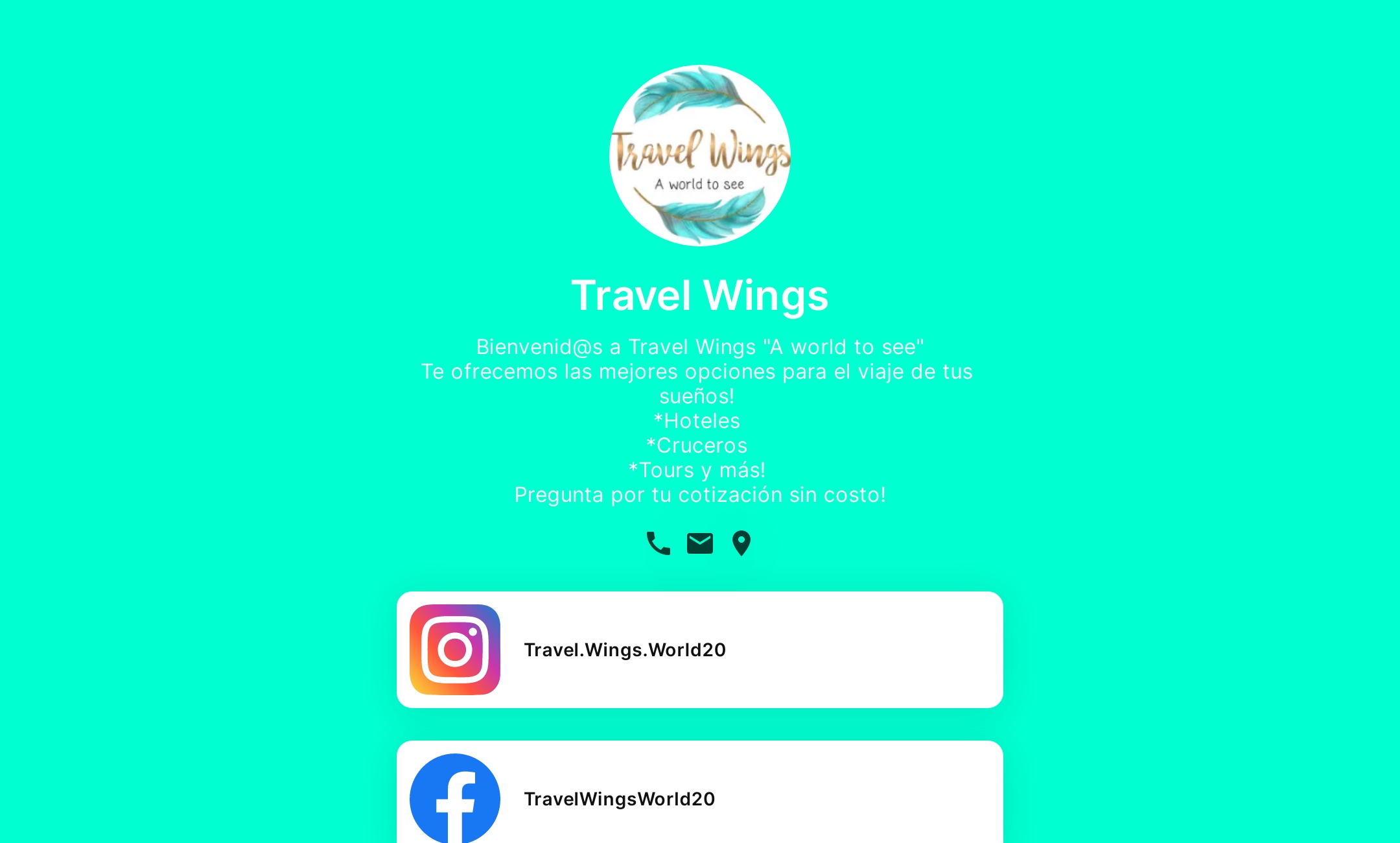 Travel Wings' Flowpage