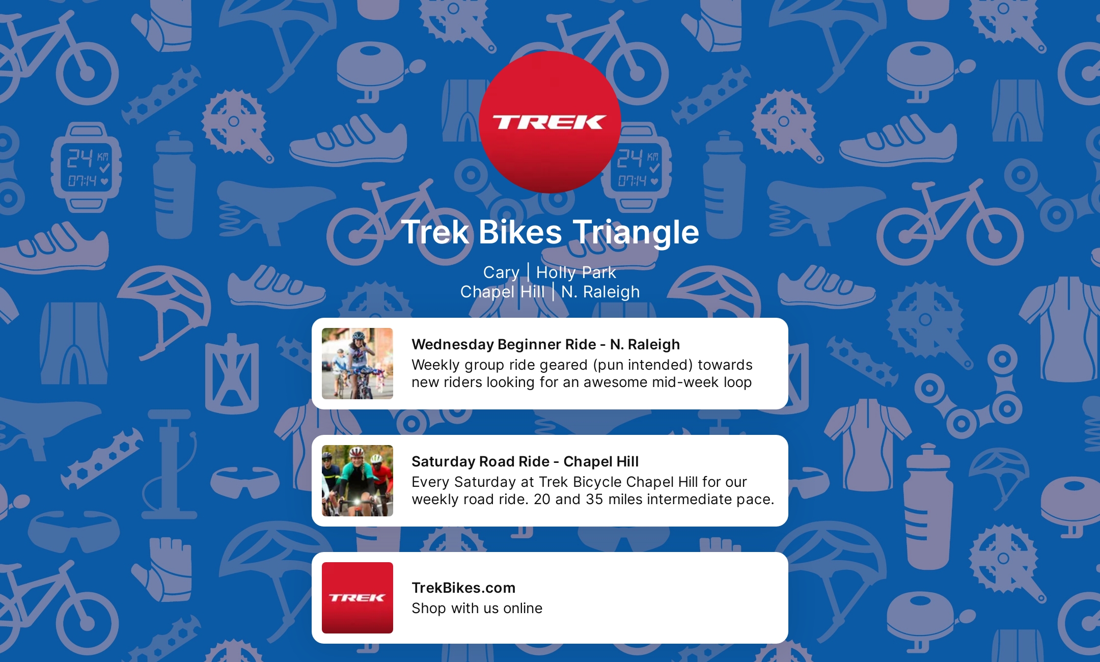 Trek Bikes Triangle's Flowpage