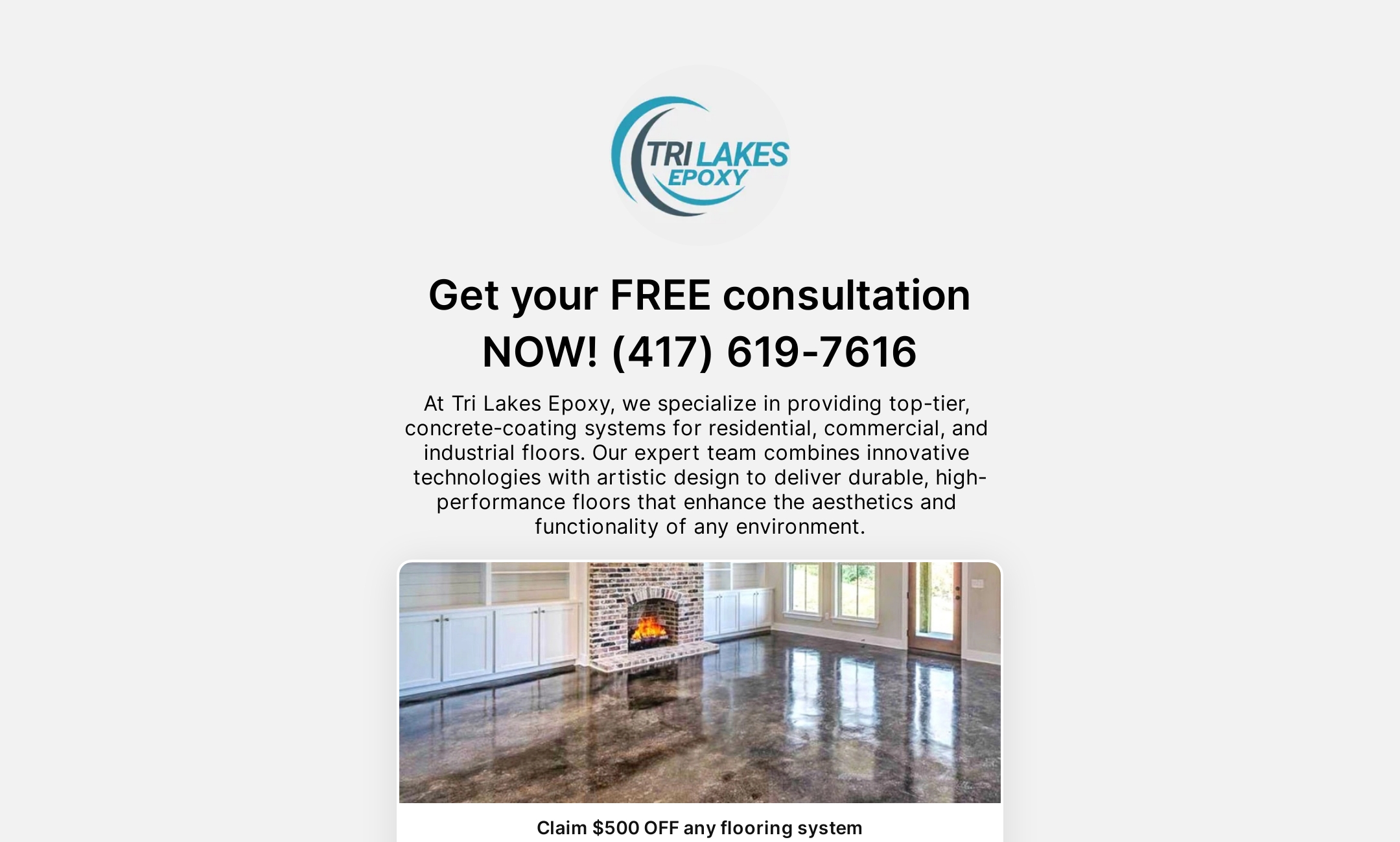 Get your FREE consultation NOW! (417) 619-7616's Flowpage