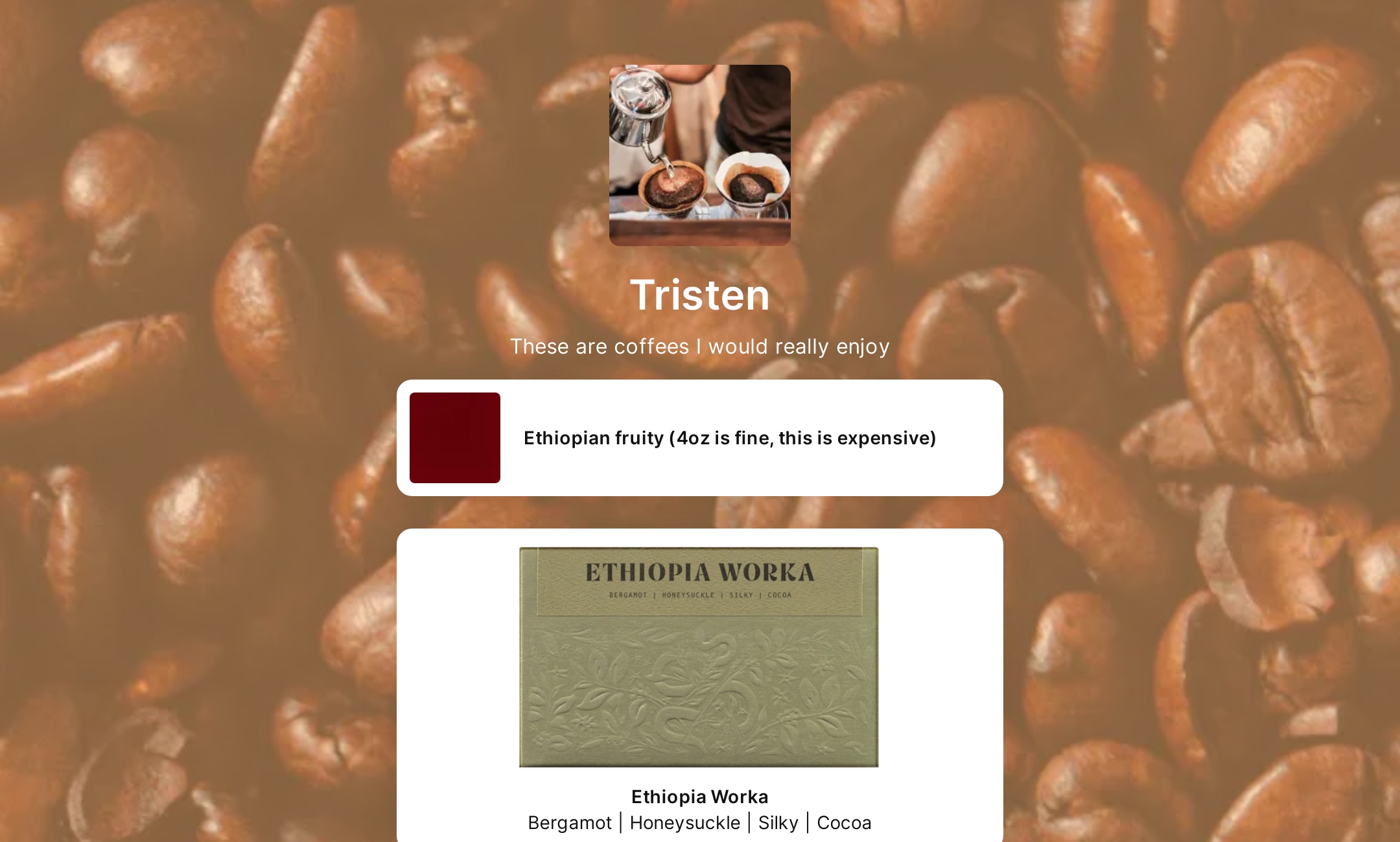 Tristen 's Flowpage